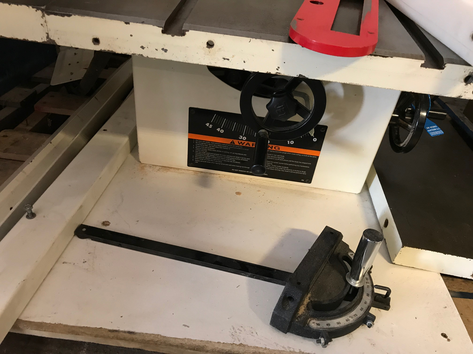 (8009)Jet 10'' contractor table saw, 110v Model JWTS10