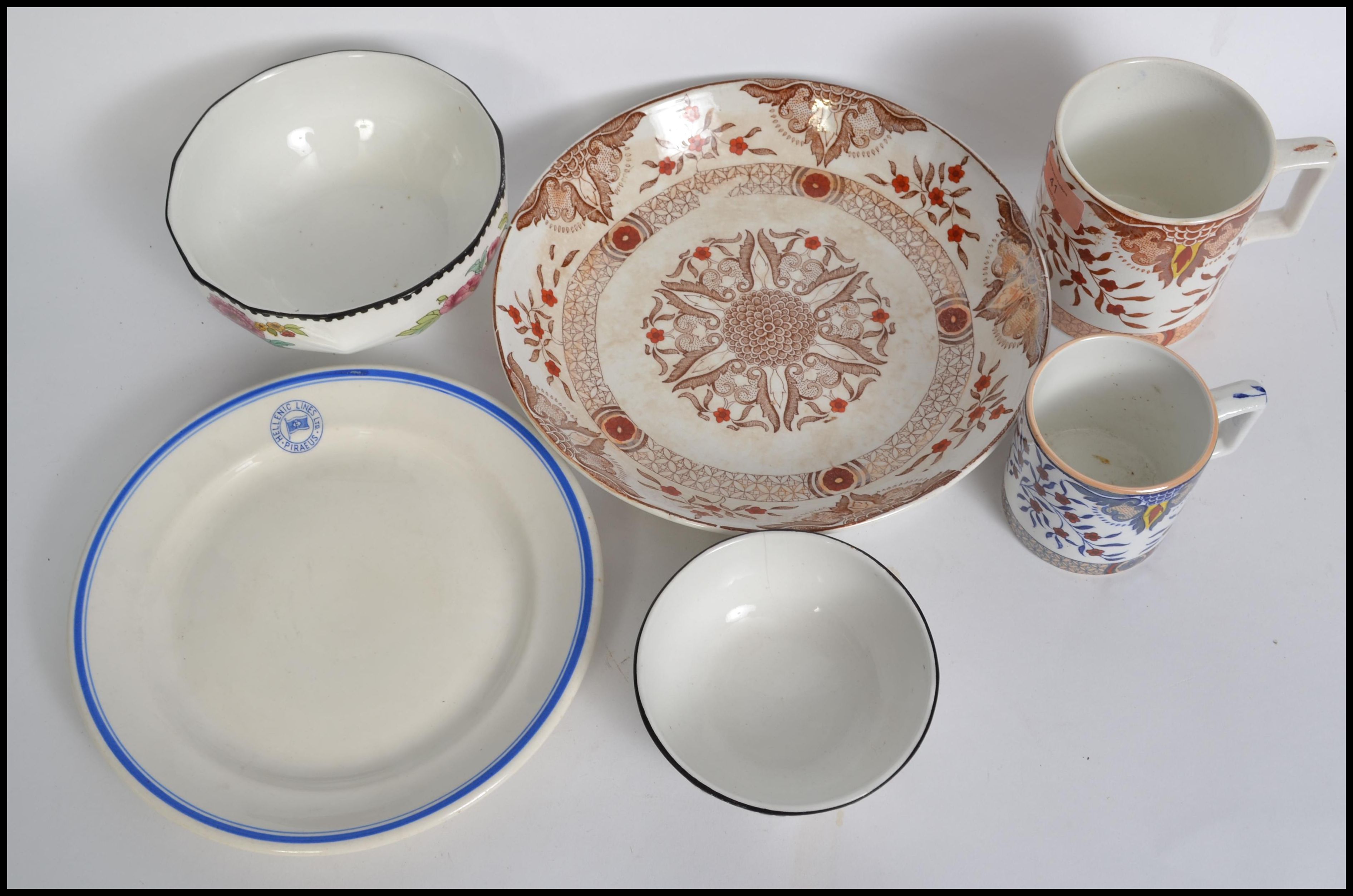 A good collection of Bristol ceramics by Pountney. To include large ...