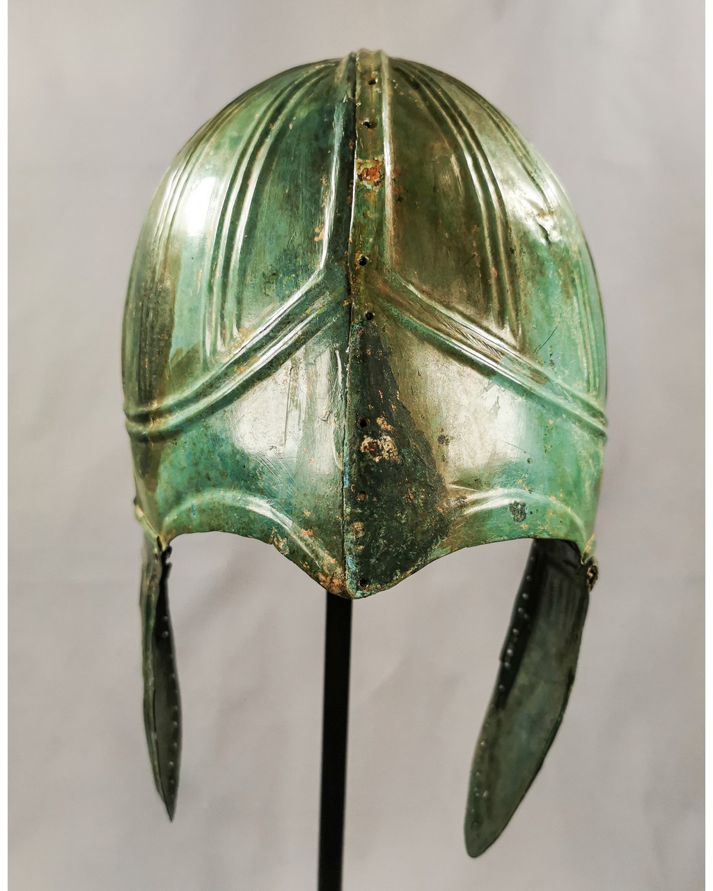 Ca. 400 BC. Very Rare Greek Chalcidian type Helmet with cheek-guards ...