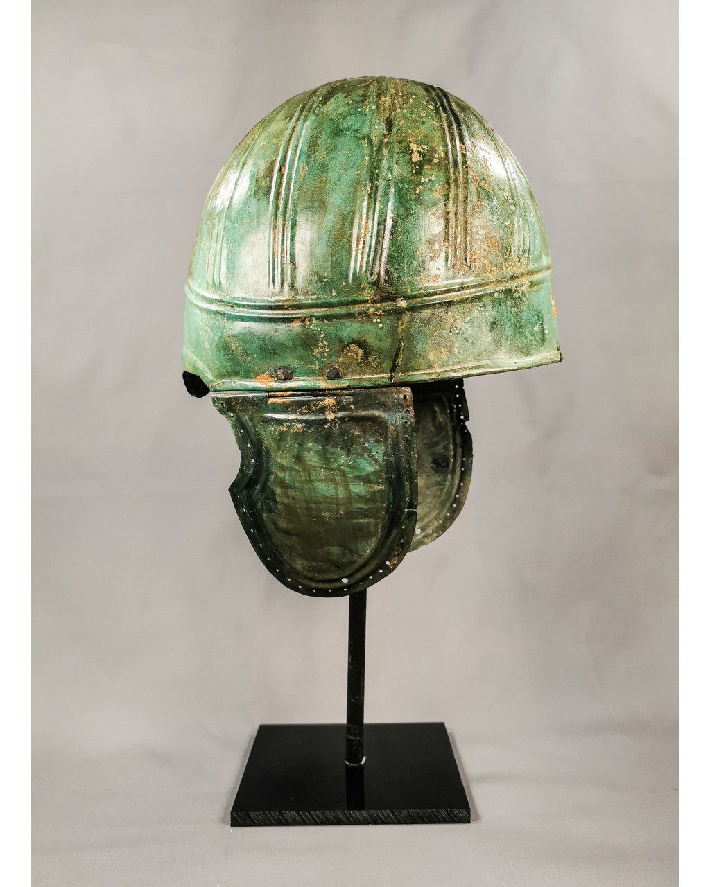 Ca. 400 BC. Very Rare Greek Chalcidian type Helmet with cheek-guards ...