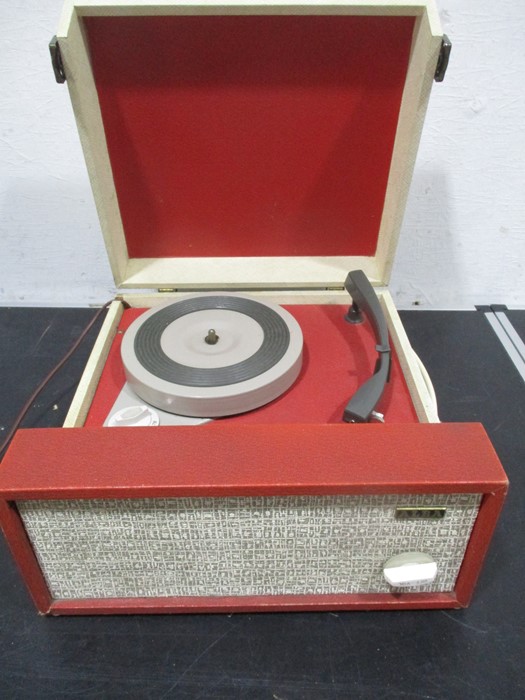 A vintage Alba portable record player