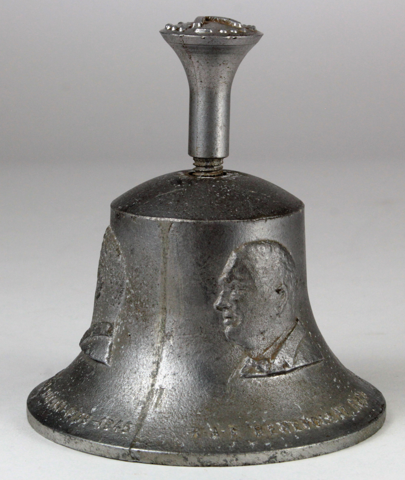 WW2 Victory bell made from metal of a German aircraft