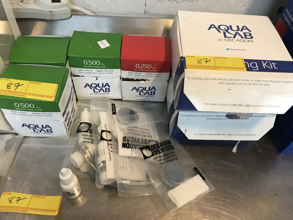 ACTIVITY METER 4TE INCLUDES MANUAL AND AQUALAB CLEANING KITS, AQUALAB SAMPLE CONTAINERS AND AQU