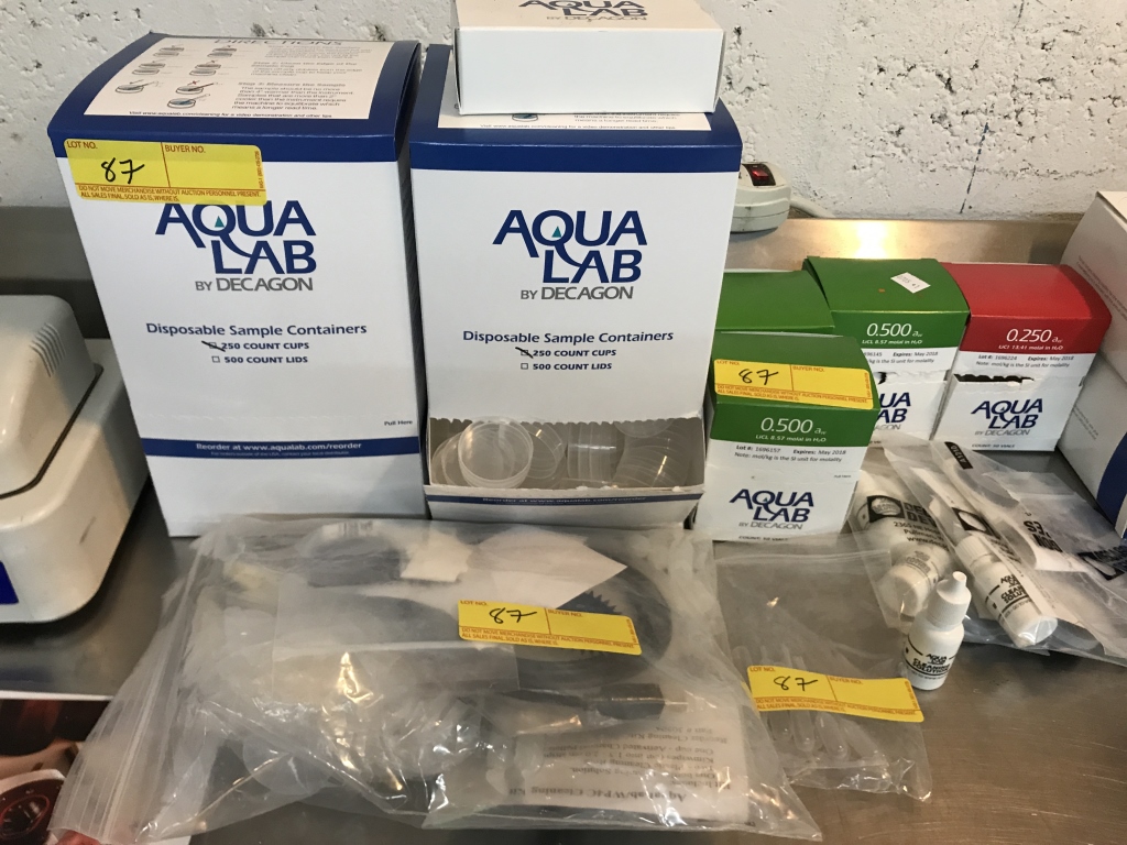 ACTIVITY METER 4TE INCLUDES MANUAL AND AQUALAB CLEANING KITS, AQUALAB SAMPLE CONTAINERS AND AQU