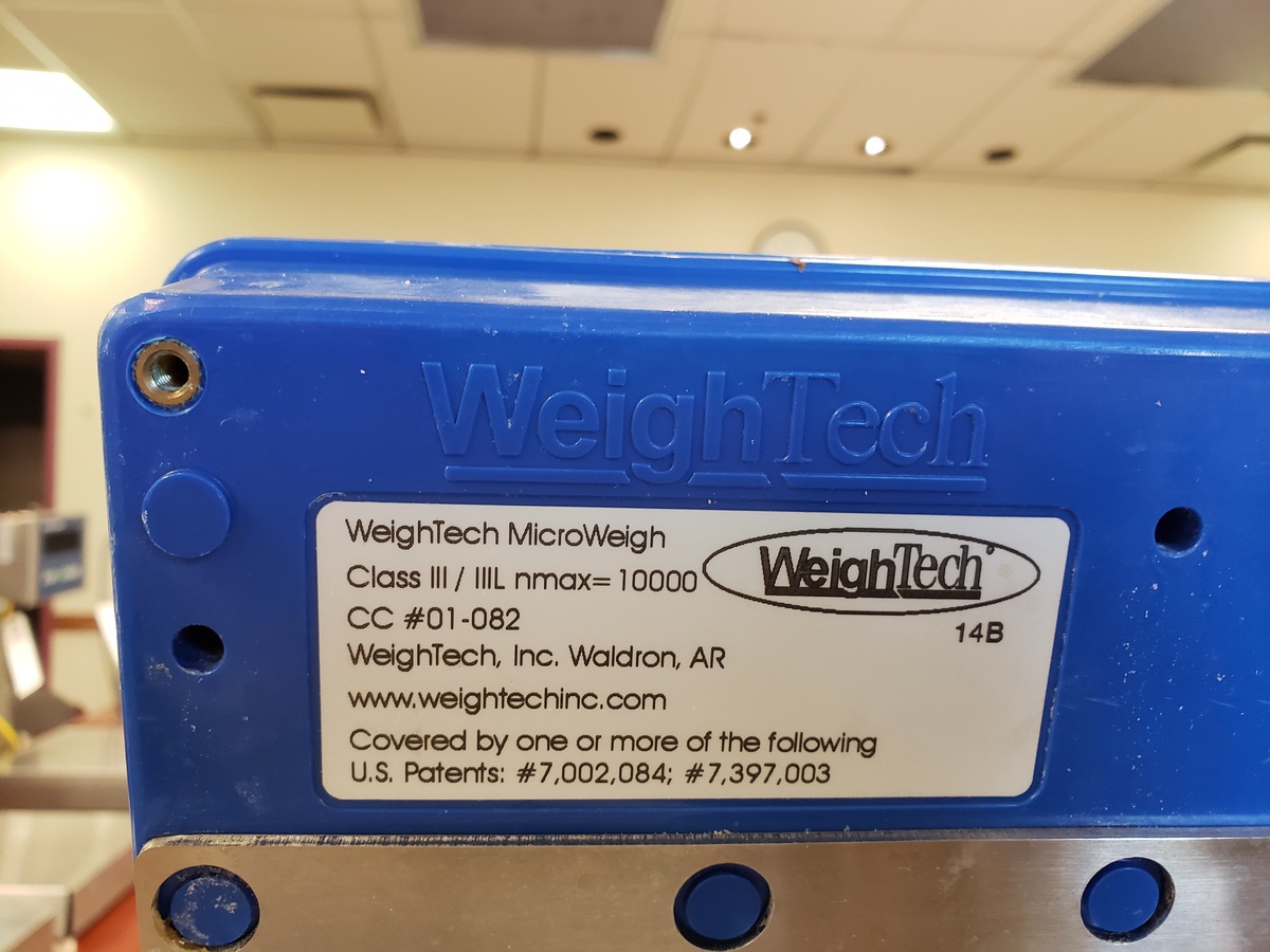 WeighTech MicroWeigh Platform Scale | Rigging and Loading Fee: Hand ...