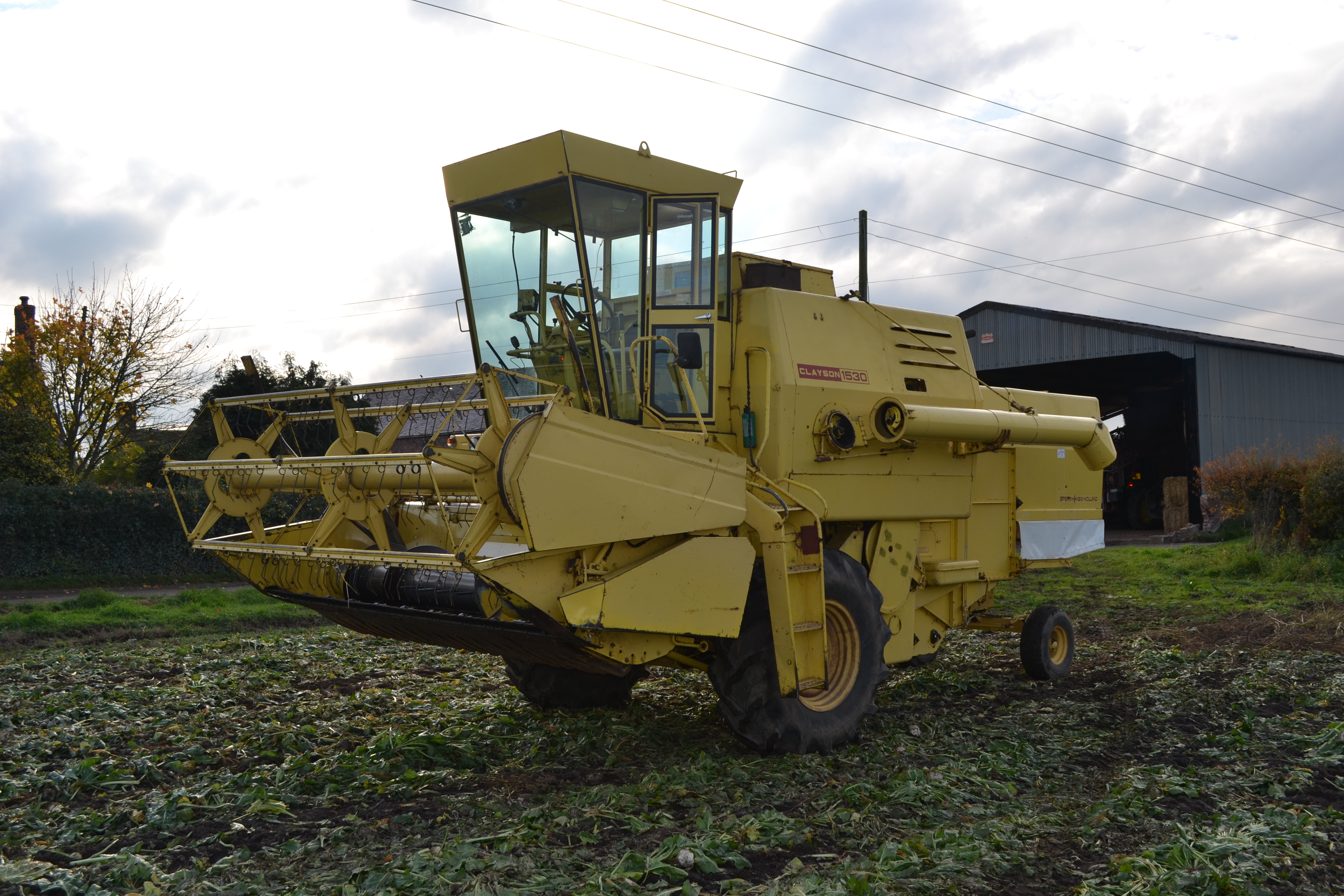 NEW HOLLAND CLAYSON 1530 COMBINE 1ST REG' 28/8/1979 ENT264V, 2WD, 10ft ...