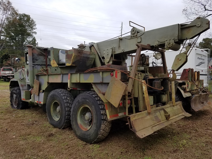 1989 BMY Military Rotator wrecker Truck is misssing turbo on engine and ...