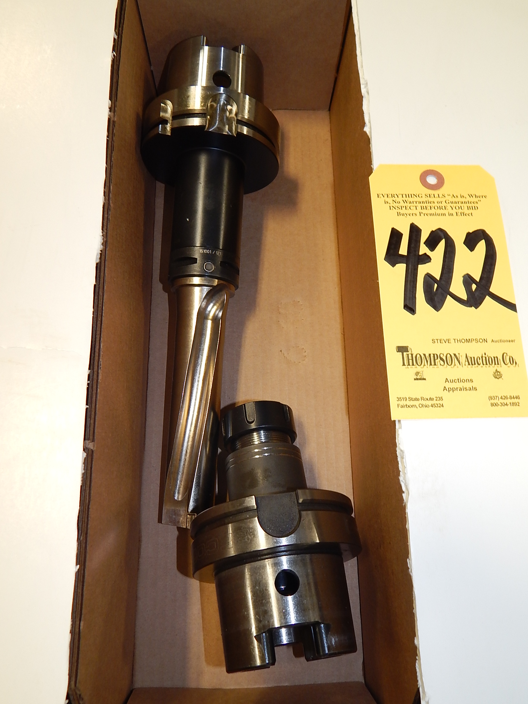 { Choice of lots: 418,419,420,421,422,423,425,426 } HSK-100 Tool Holders