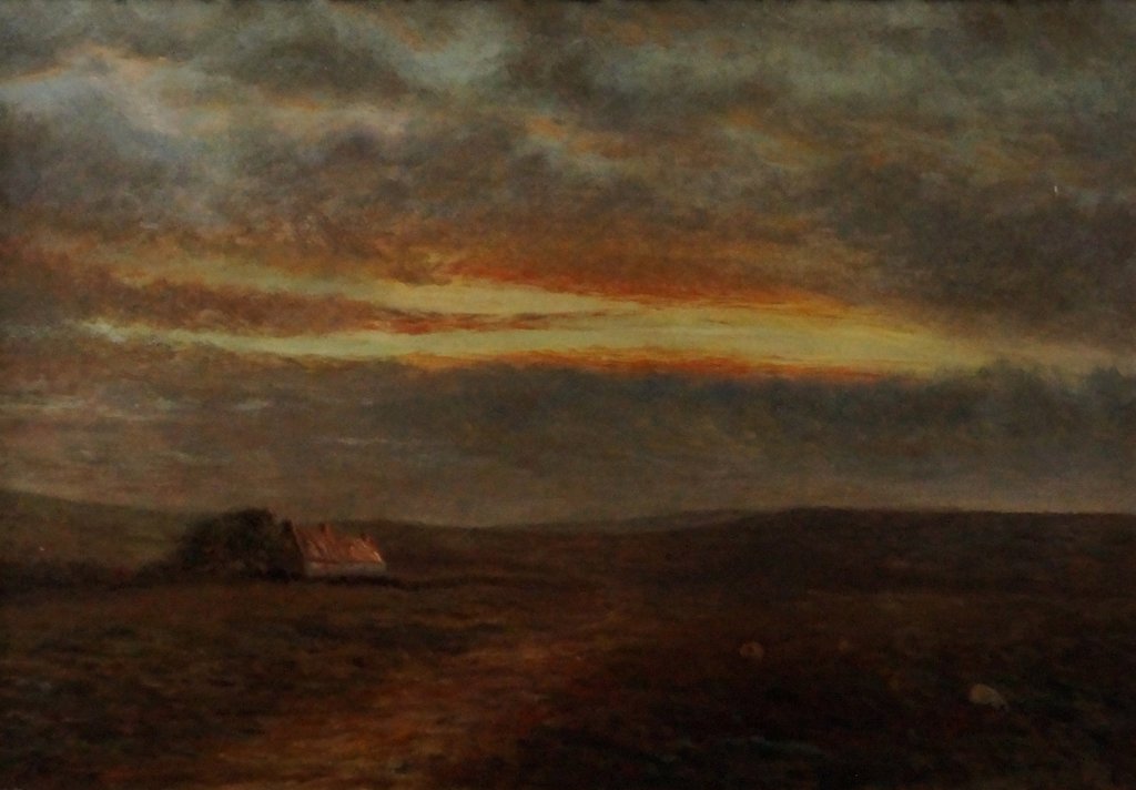 Walter Bertram Potter (1872-1918) - 'The Close of Day' Oil on canvas ...