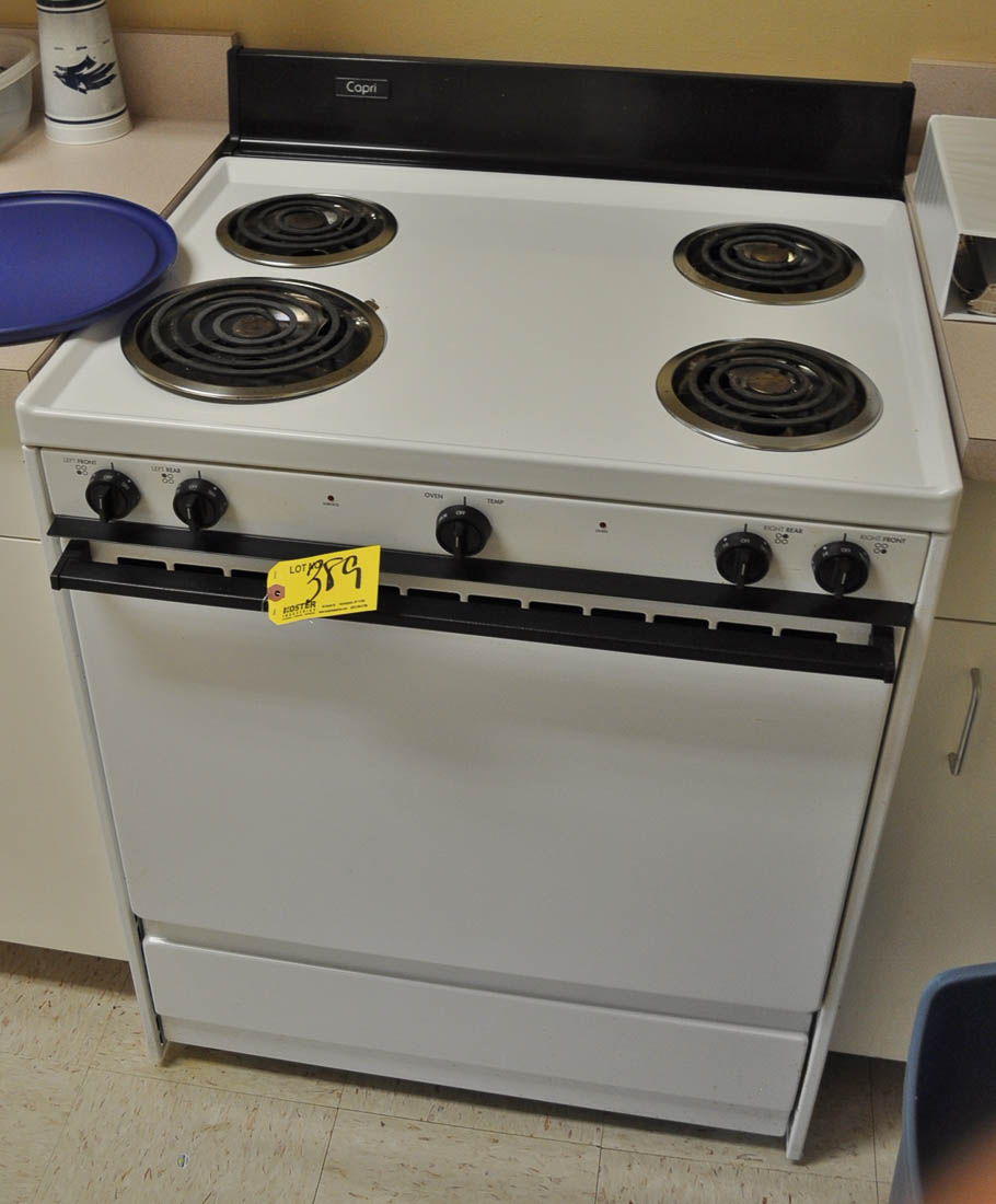CAPRI 4-BURNER ELECTRIC STOVE [LOCATED IN BROUSSARD, LA]