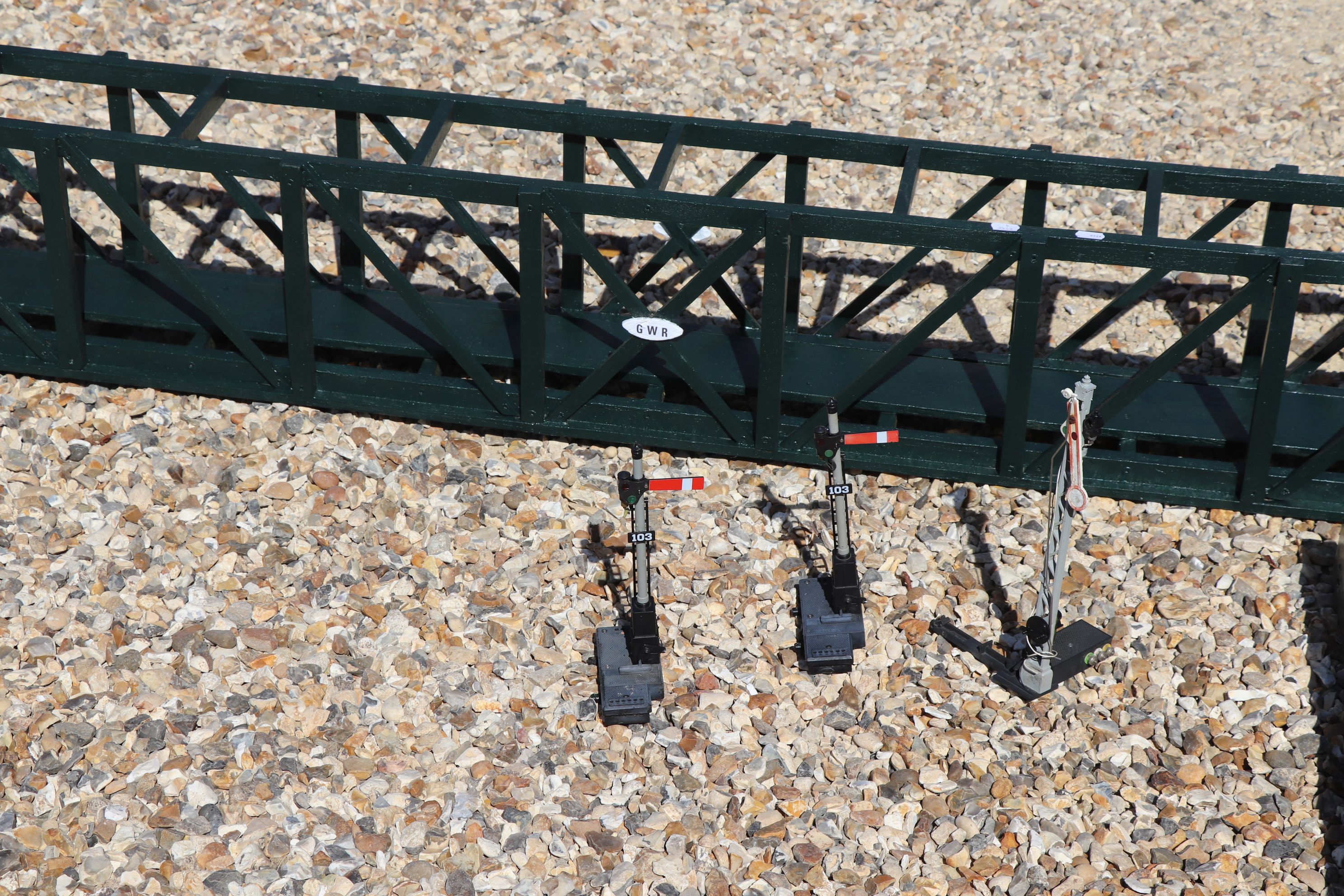 G Scale model railway - Electric rotating custom built turntable (37" x ...