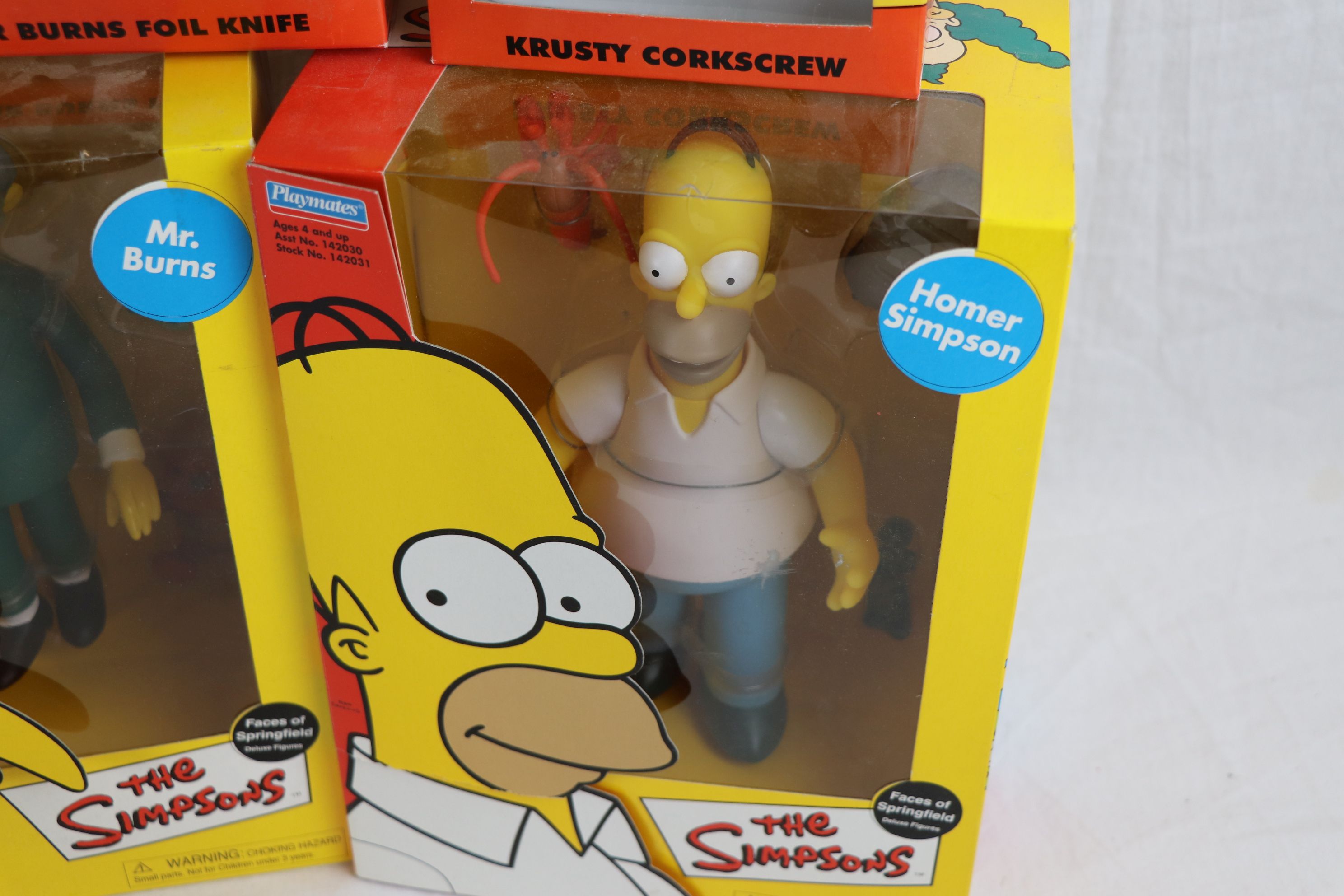 The Simpsons - Eight boxed collectables and figures to include ...