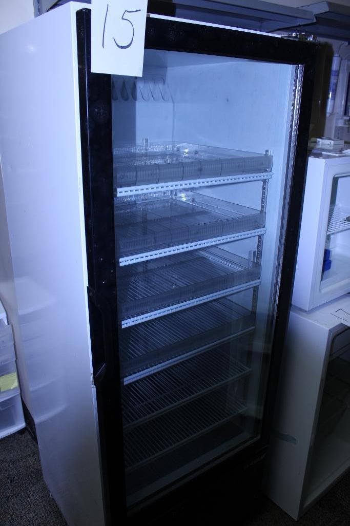 Habco model SE-12 commercial glass door refrigerator approx. 5' tall x ...