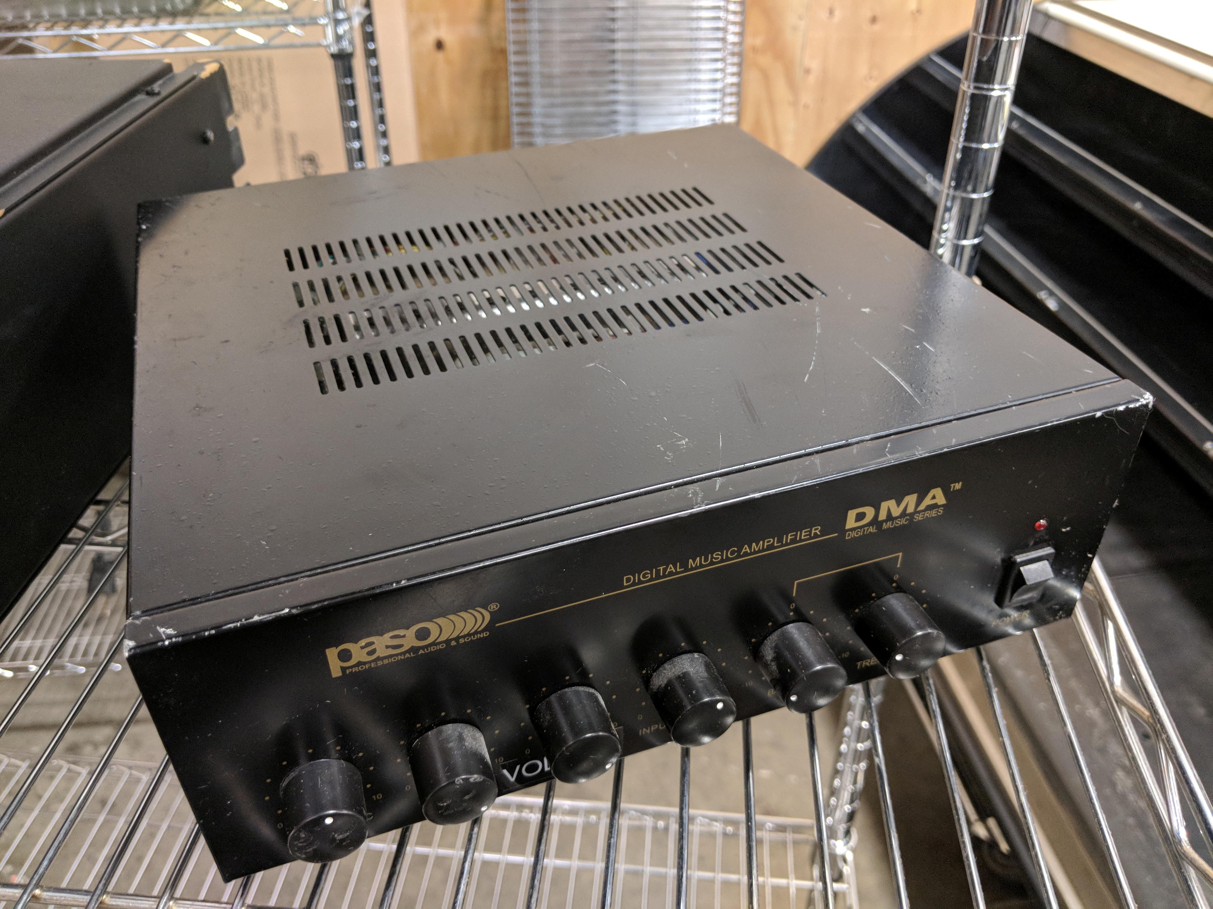 Paso Sound DMA Compact Amplifier,Used, From Working Location, Location S1