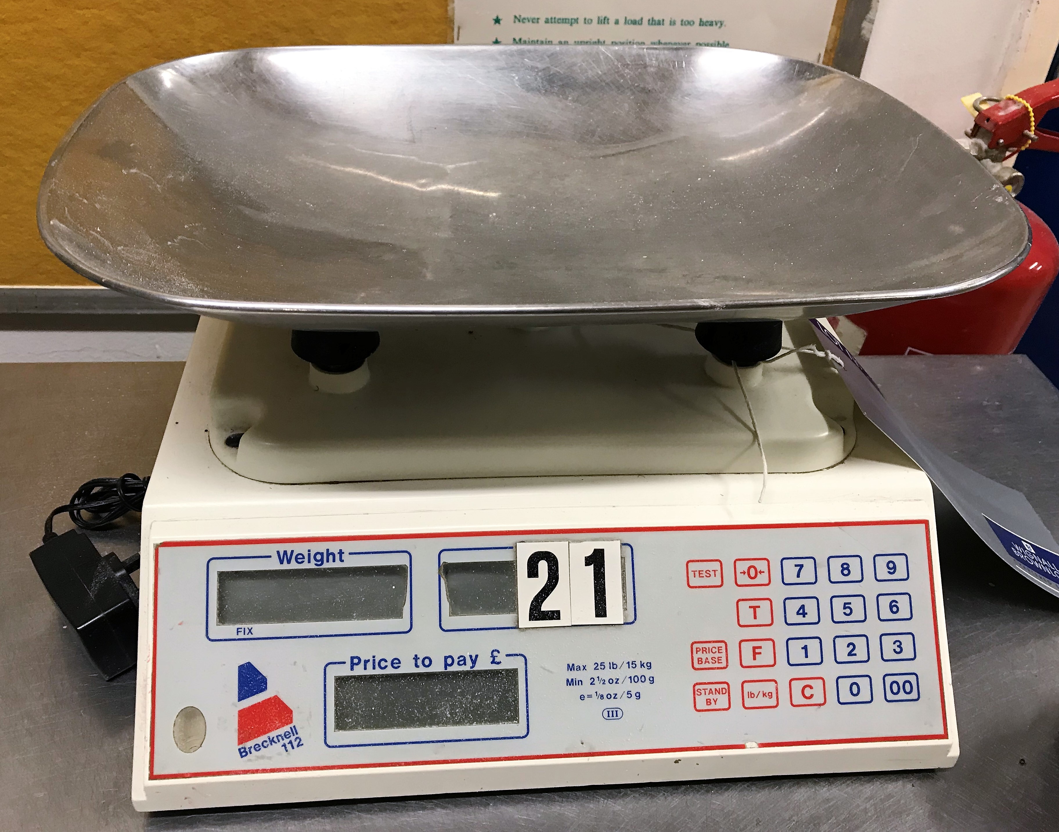A Set of Brecknell 112 Electronic Weighing and Pricing Scales.
