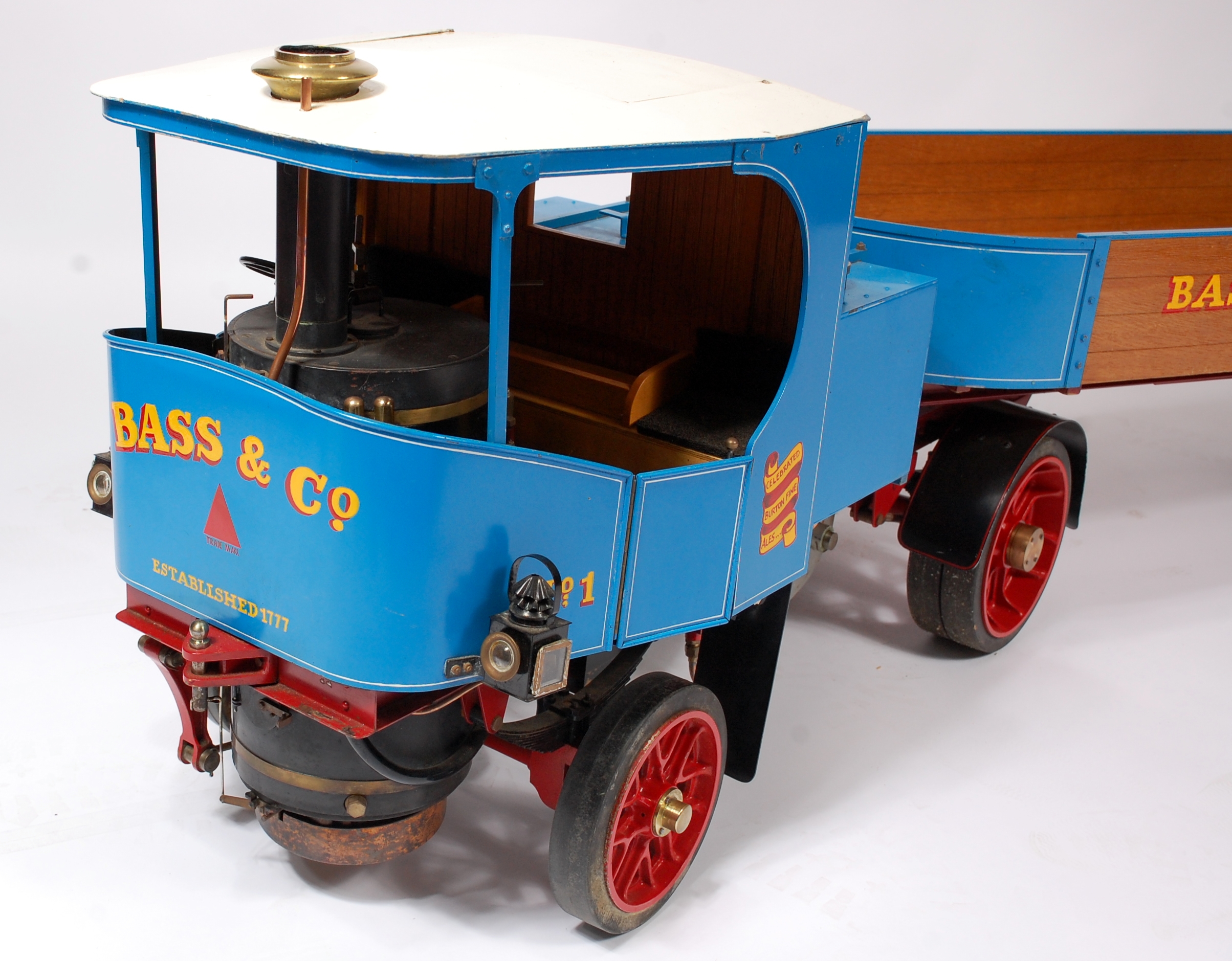 2 inch scale articulated Clayton Undertype steam wagon built to Robin ...