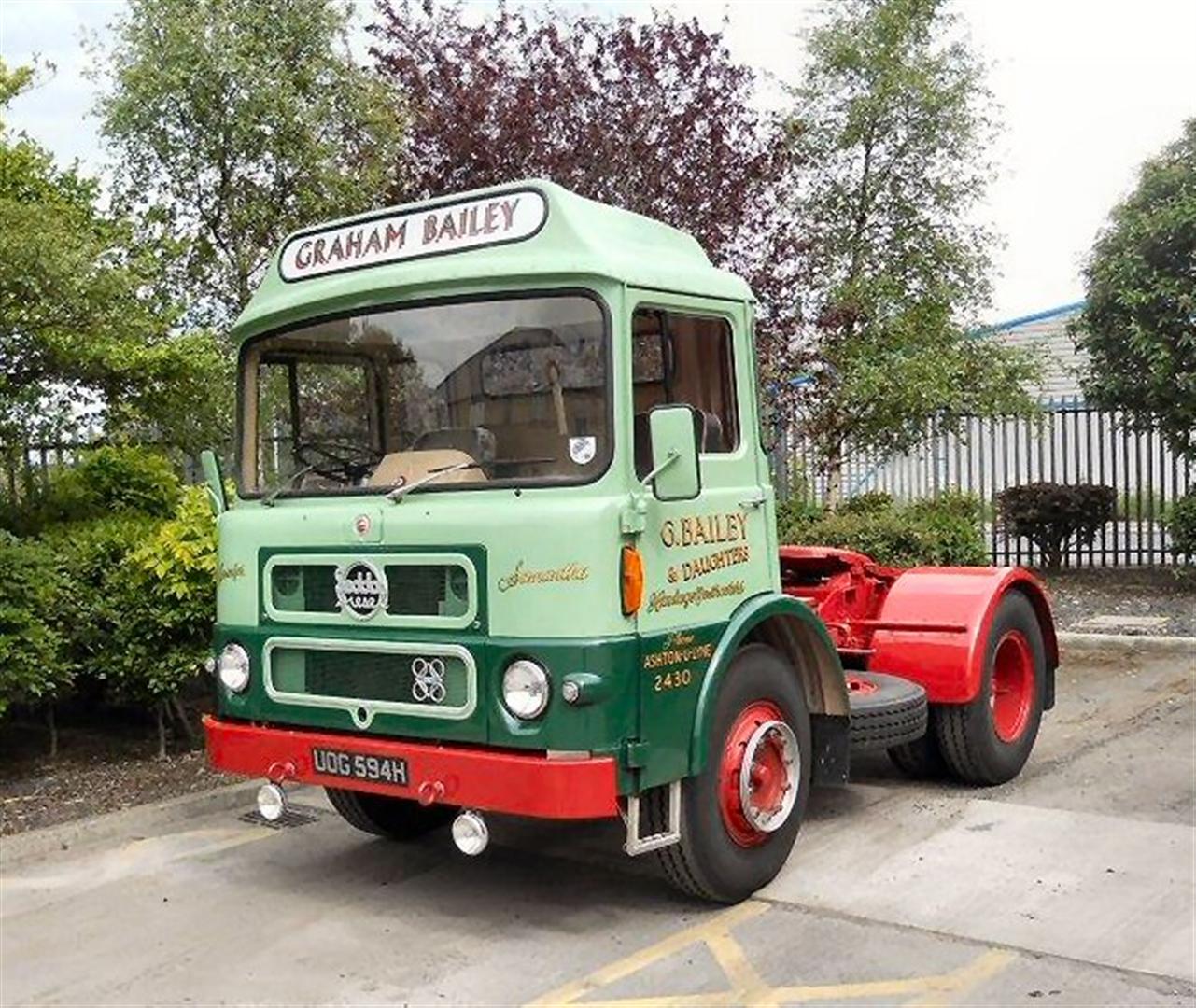 1970 Seddon 13-4 tractor unit Reg. No. UOG 594H Chassis No. 48631 An ...