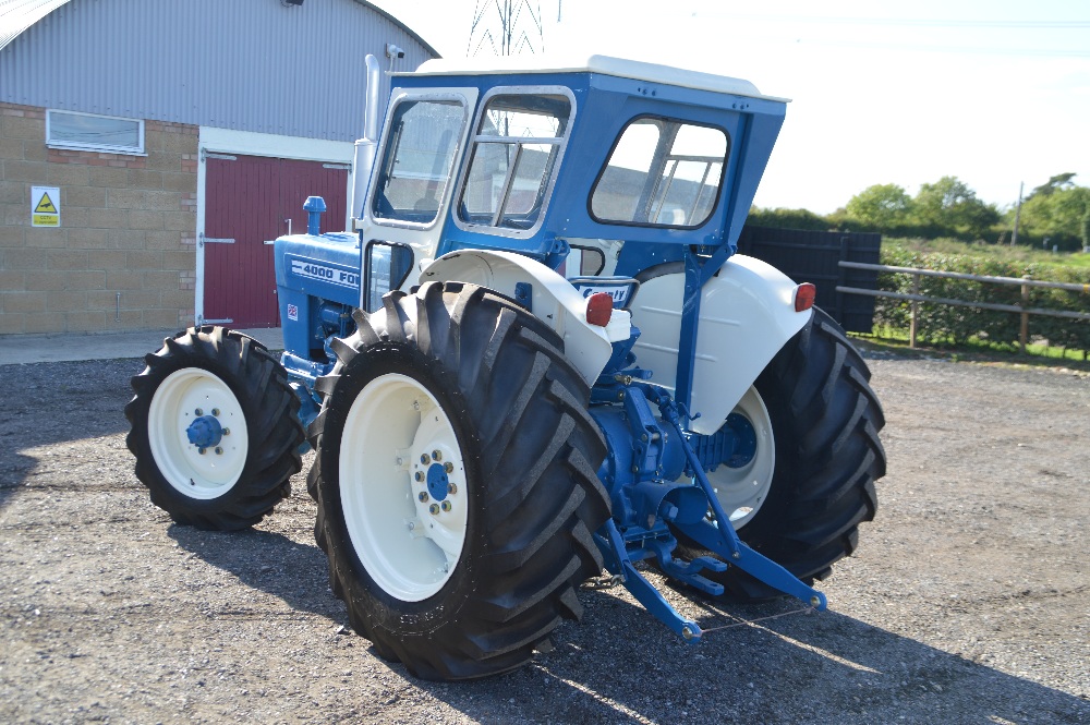 Ford County 4000-Four diesel 4WD tractor. 1970. Model 4000/4 type F4S ...