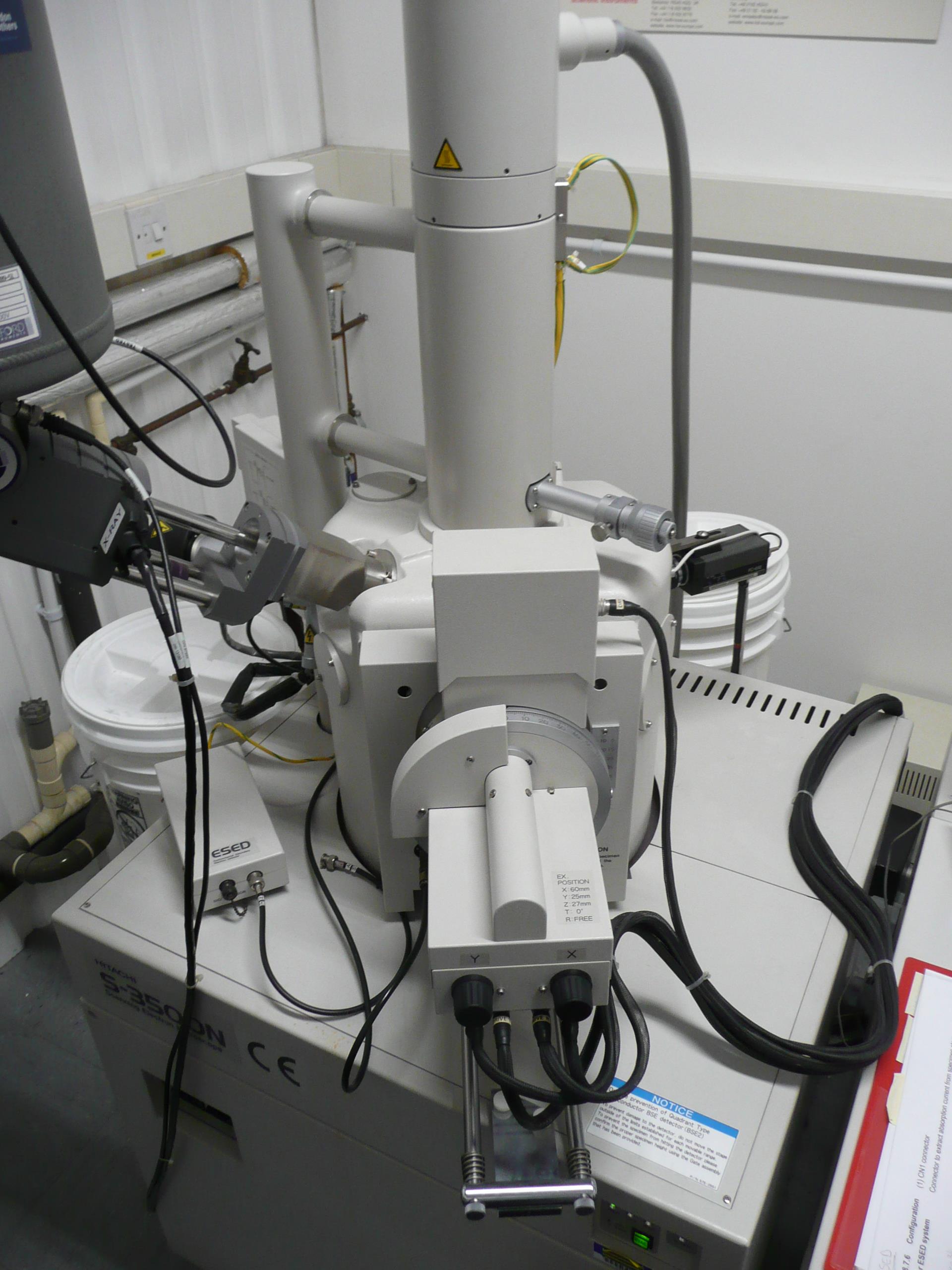 Hitachi, S-3500N, scanning electron microscope with Oxford, 7021 x-ray ...