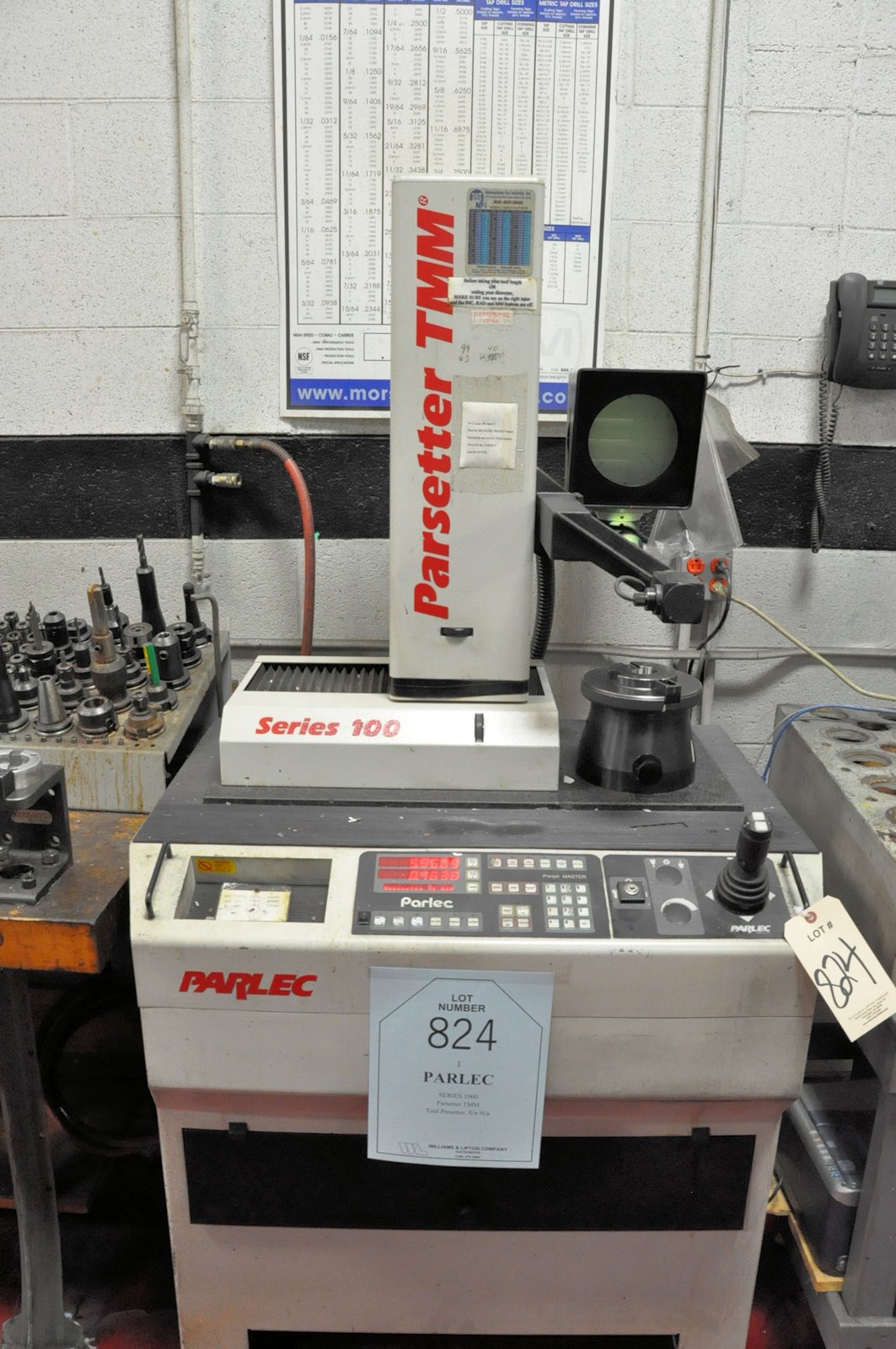 PARLEC SERIES 1000, PARSETTER TMM TOOL PRESETTER, S/n N/a,