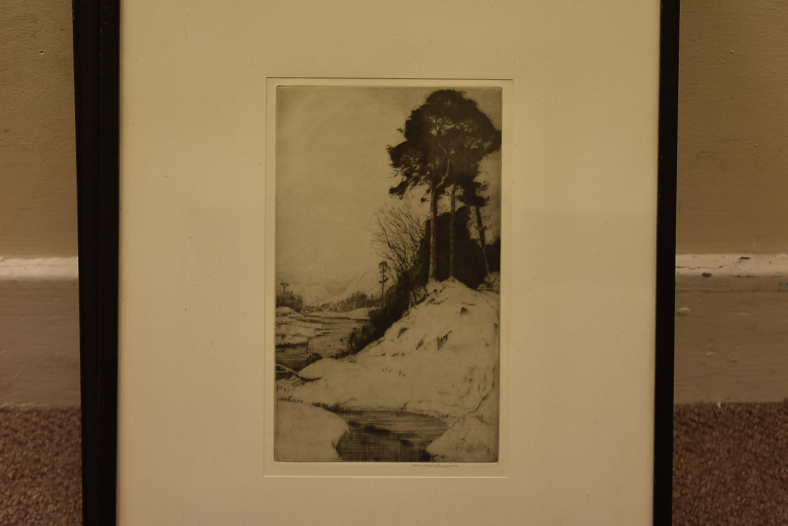 A good collection of drypoint etchings, by famous artists such as Ian ...
