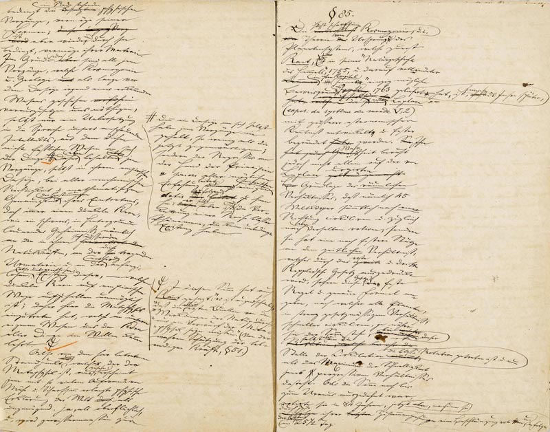 Schopenhauer, Arthur, Philosoph (1788-1860). Eigenhändiges Manuskript ...