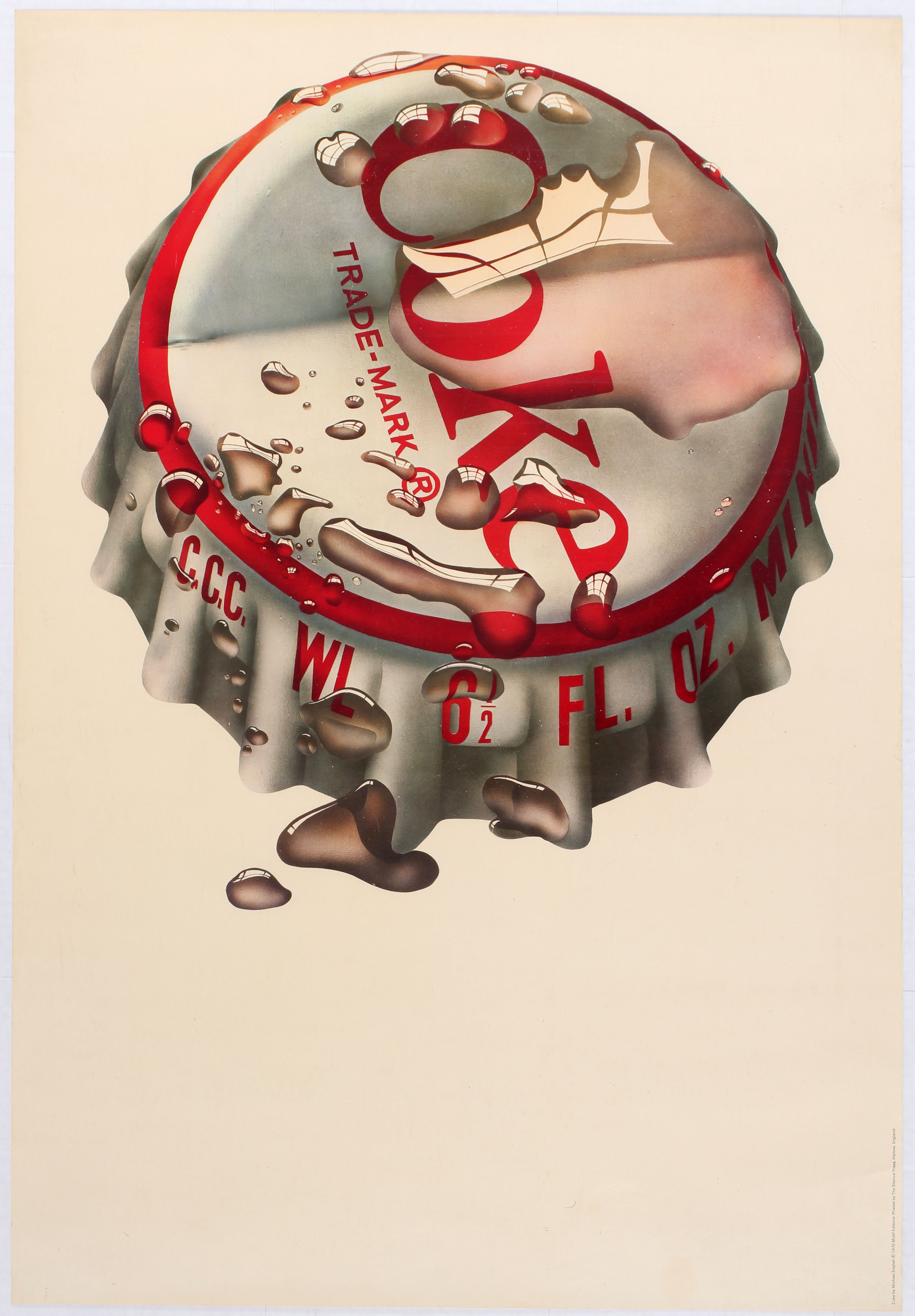 Advertising Poster - Coke by Michael English. Pop Art. Country: UK ...