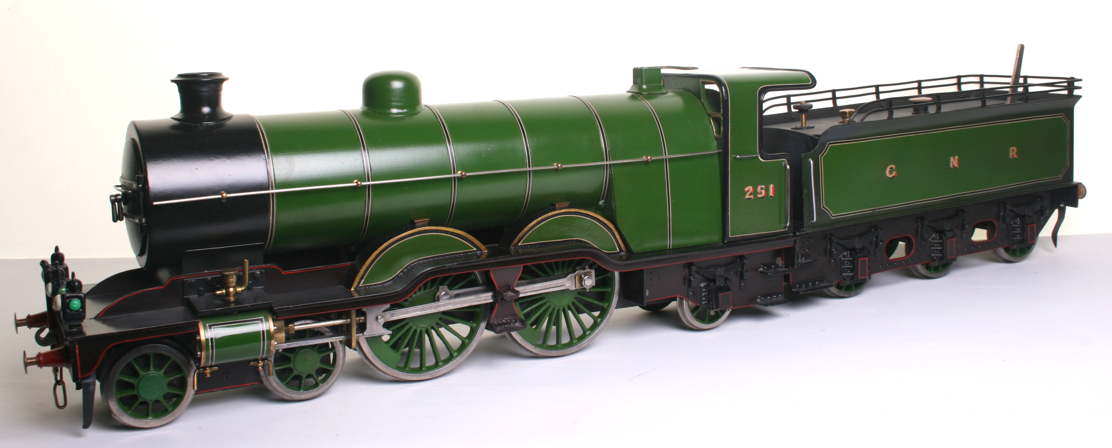 * Live steam 3 ½” gauge model of an Atlantic class 4-4-2 G.N.R ...