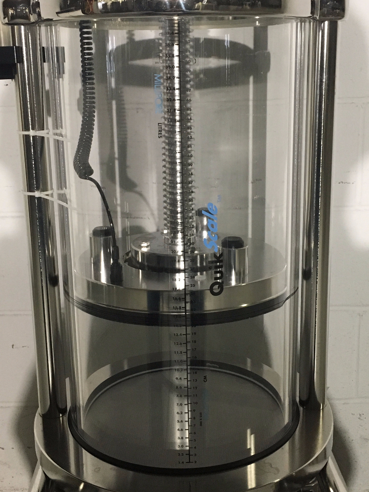 Millipore QuikScale Chromatography Column, (1) Millipore Quik Scale ...