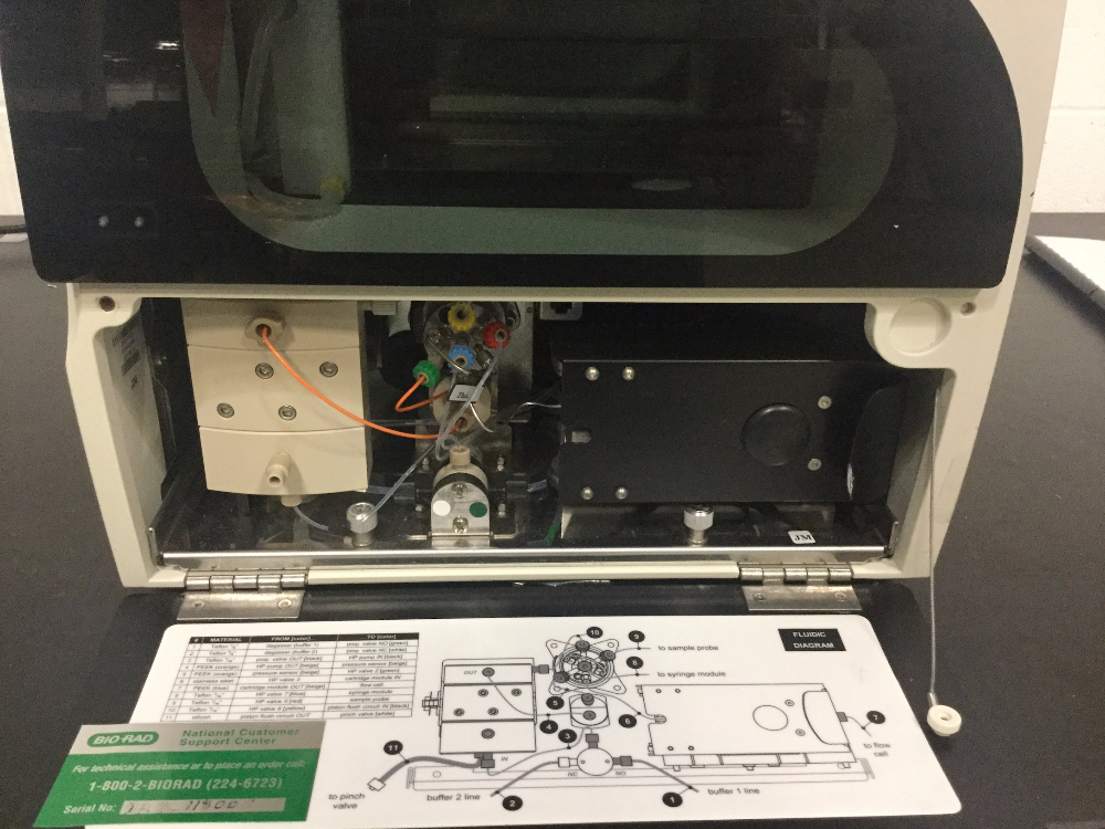 BioRAD D-10 Hemoglobin Testing System, Combines diabetes and ...