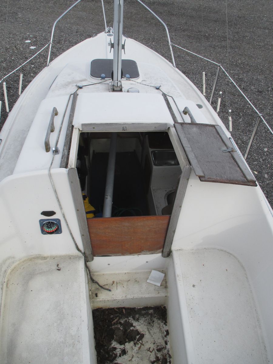 1978 HALMAN NORDICA 20'L / 8' BEAM SAILBOAT W/ CARRIAGE (NO SAILS), S/N ...