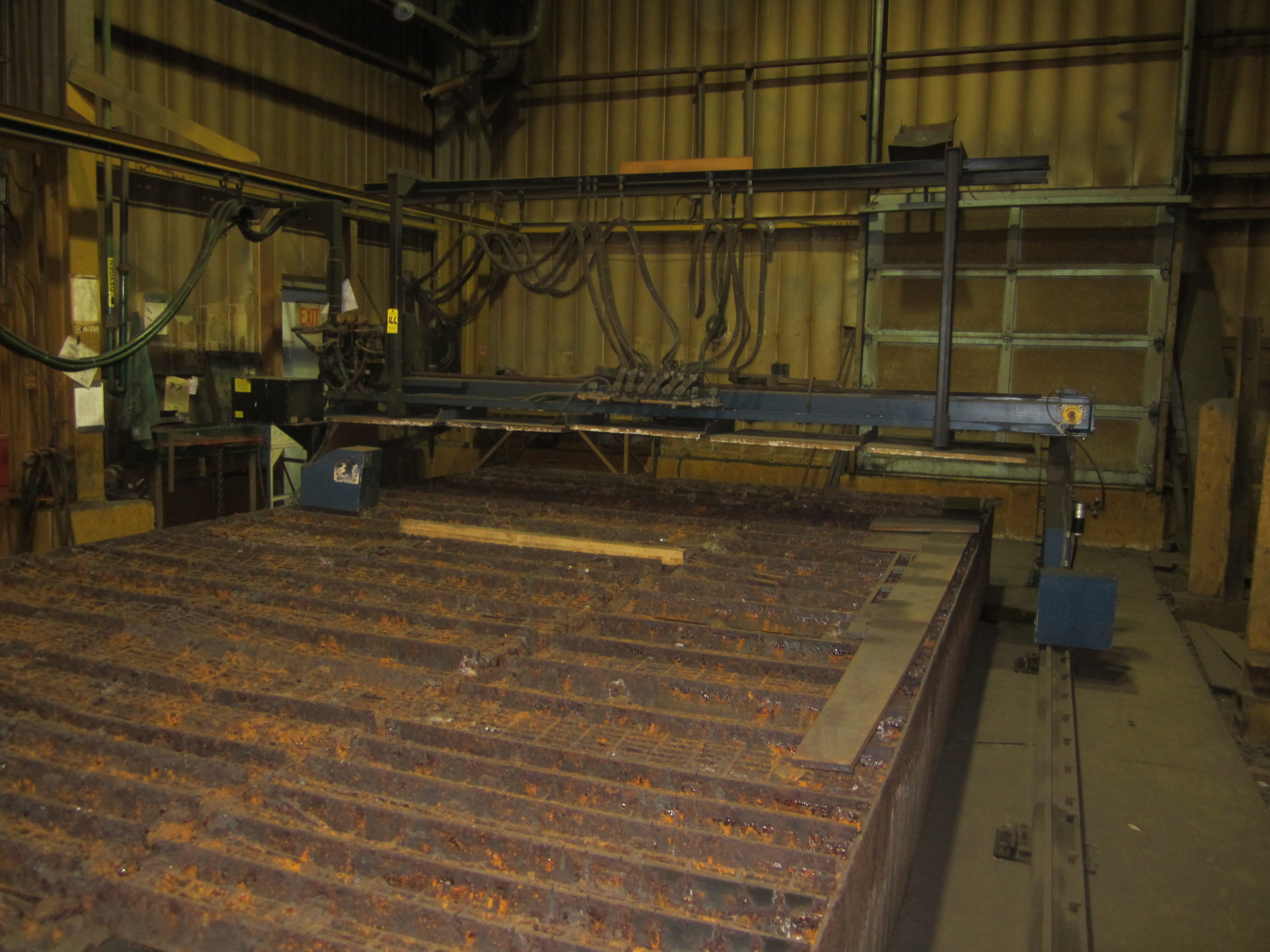 MG Industries CNC Flame Burning Table, Burny 5 CNC Control, (3) Torches ...