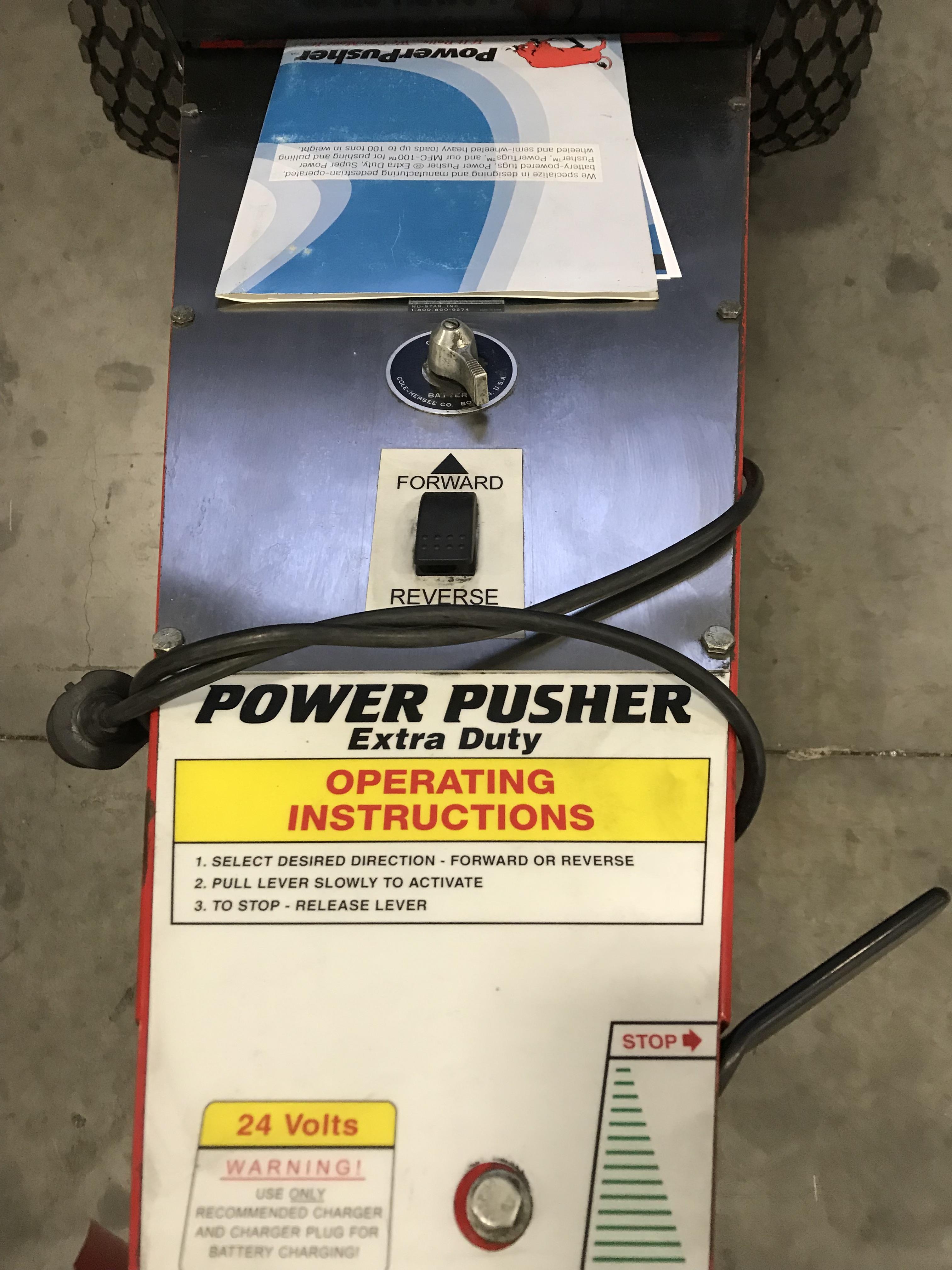 SUPER POWER PUSHER, BUILT IN BATTERY POWER, PUSHES/TOWS APPROX. 396,000 LBS