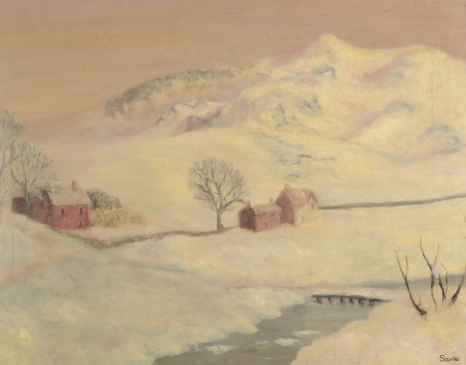 Various oil paintings including Tom Gower