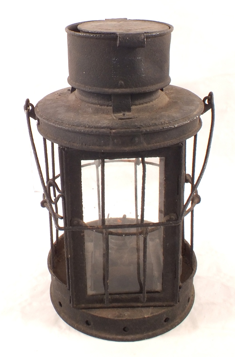 A WWI dated 1917 trench lantern