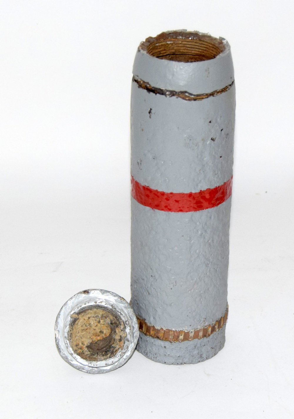 German shells. 77mm and German Howitzer shells with fuses