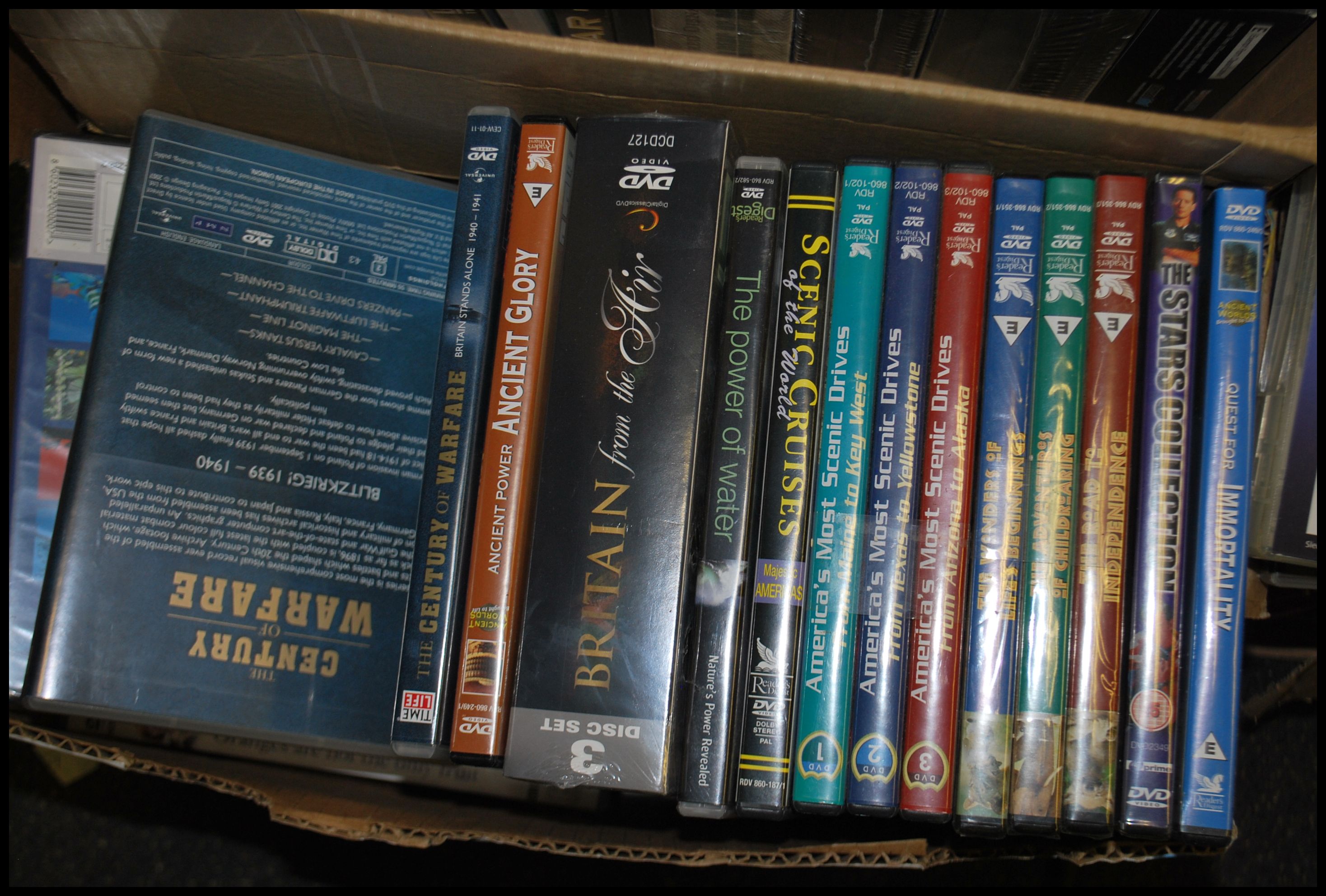 A large collection of DVD's to include films, historical documentary ...
