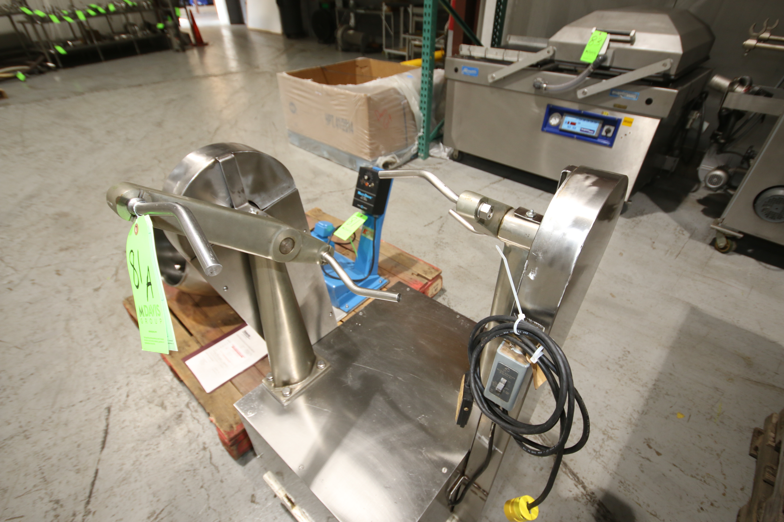 National Equipment Portable S/S Taffy Pulling Machine, Model WF443, S/N ...