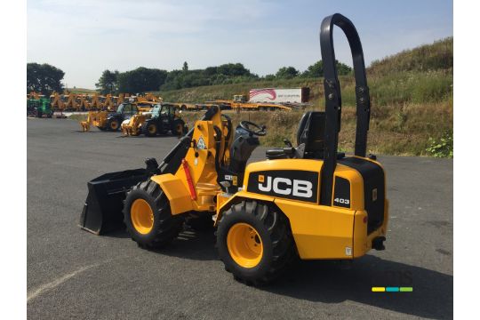 2014, JCB 403 Compact Wheeled Loading Shovel, Serial No. 2366629 c/w ...