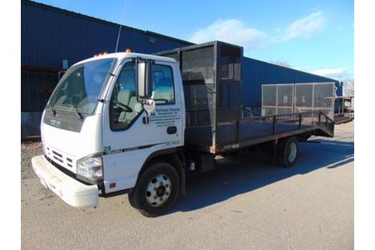 2006 ISUZU CABOVER NPR 5.2L DIESEL LANDSCAPE TRUCK, S/A, AT, AC, AM/FM ...