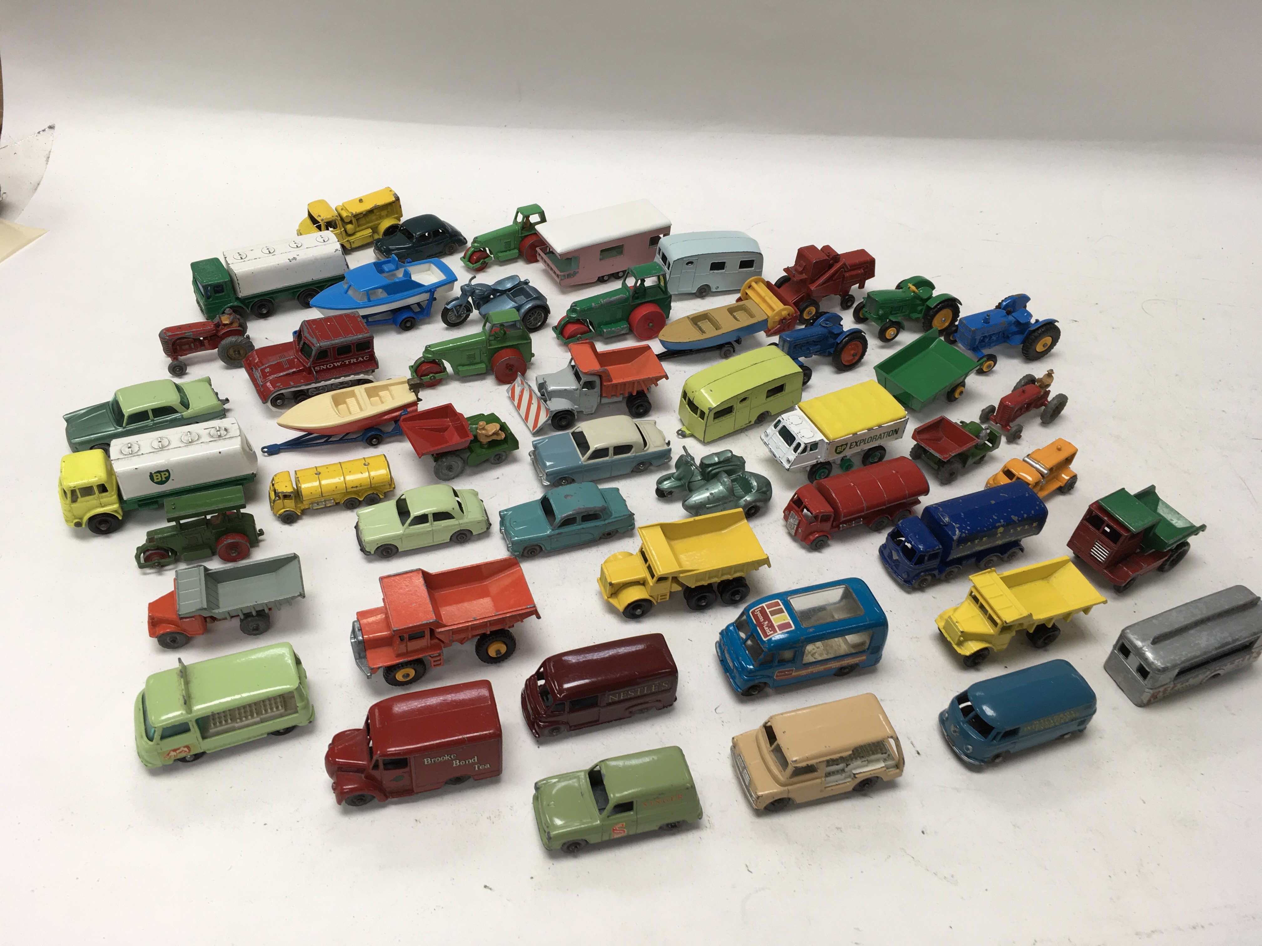 A collection of 235 unboxed Matchbox 1-75 series models from the early ...