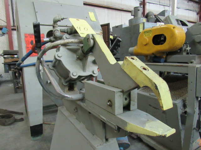AIR ACTUATED COIL CUTTER, POTTER, RAYFIELD MDL. E-5127, on stand, S/N E ...