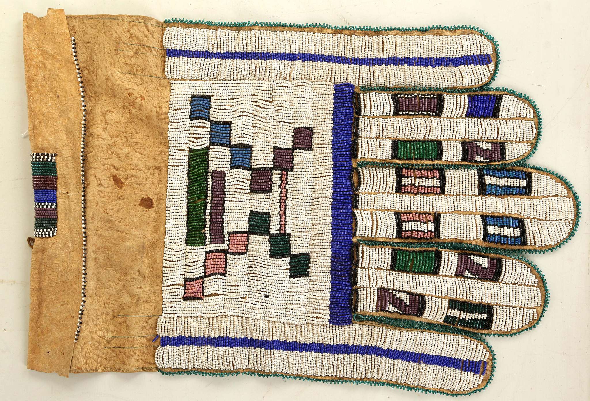 THREE NDEBELE BEADWORK PANELS, SOUTH AFRICA Including two traditional ...