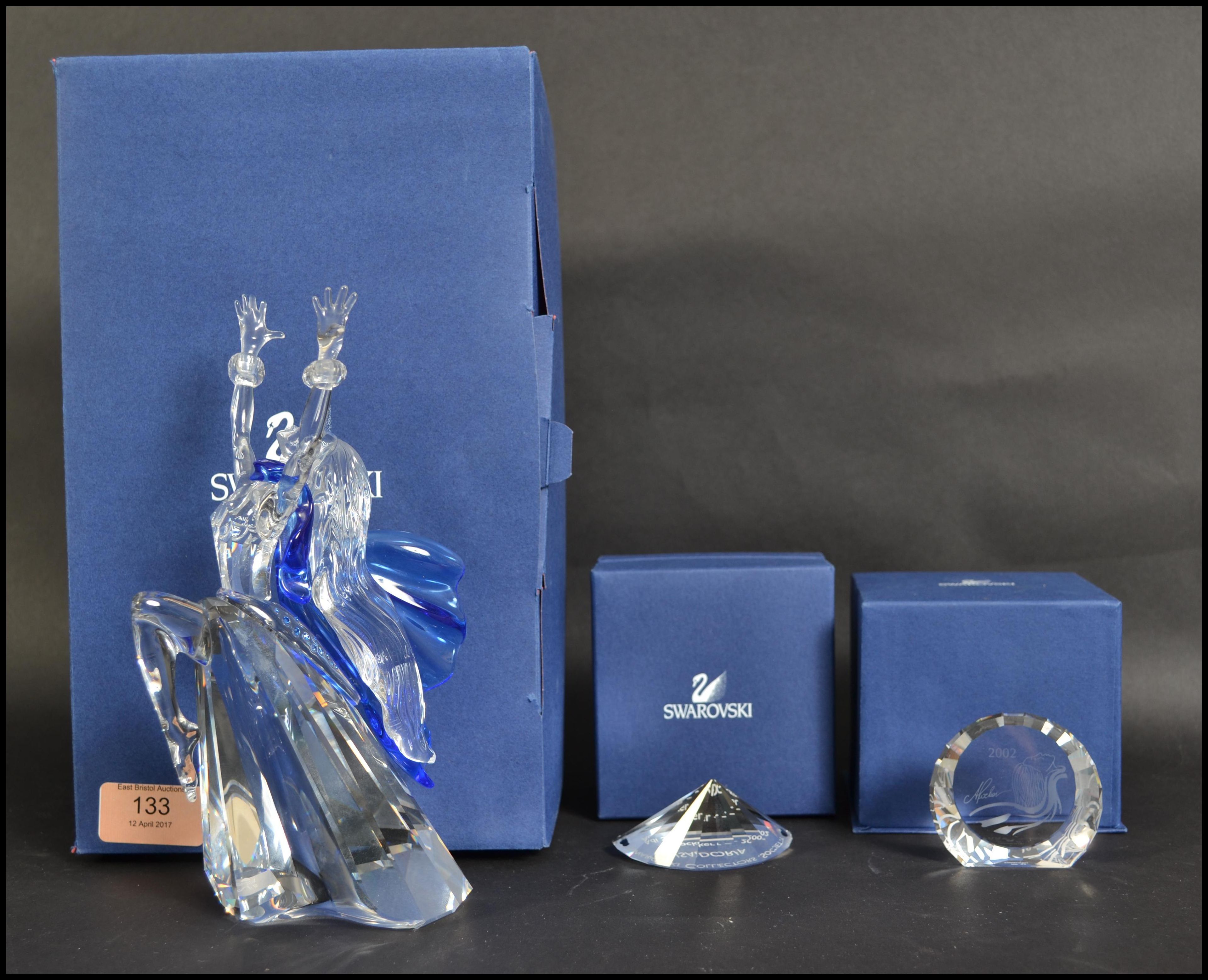 A Swarovski crystal glass SCS 2002 Isadora figurine from The Magic Of ...