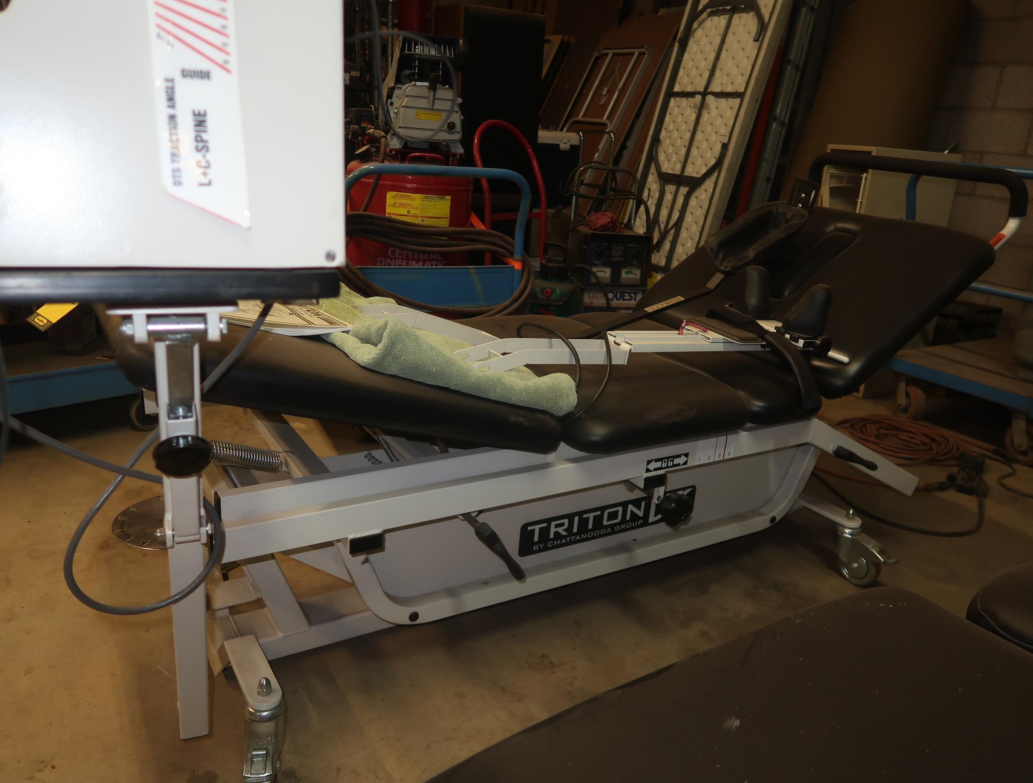 CHATTANOOGA GROUP TRITON DTS TRACTION UNIT/ADJUSTABLE TABLE MFL. MP-1 W ...