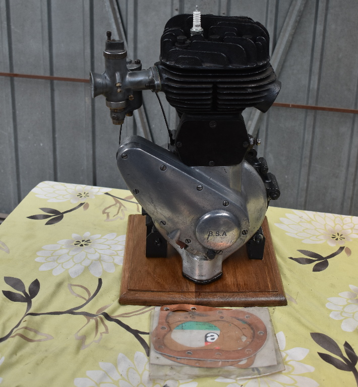 A BSA M20 engine, with loose barrel and cylinder head and believed ...
