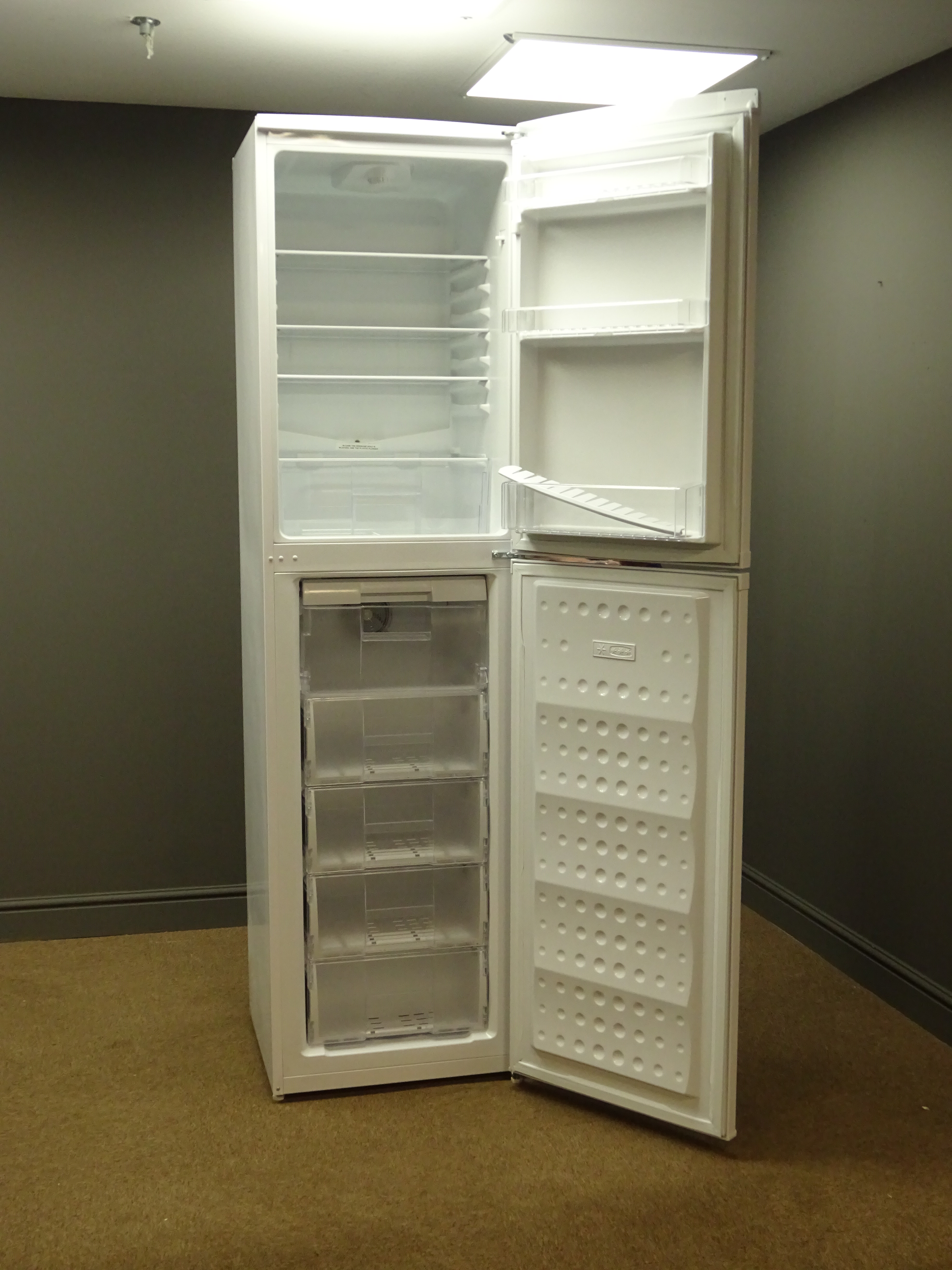 Large Beko A-class fridge freezer, W55cm, H200cm (This item is PAT ...