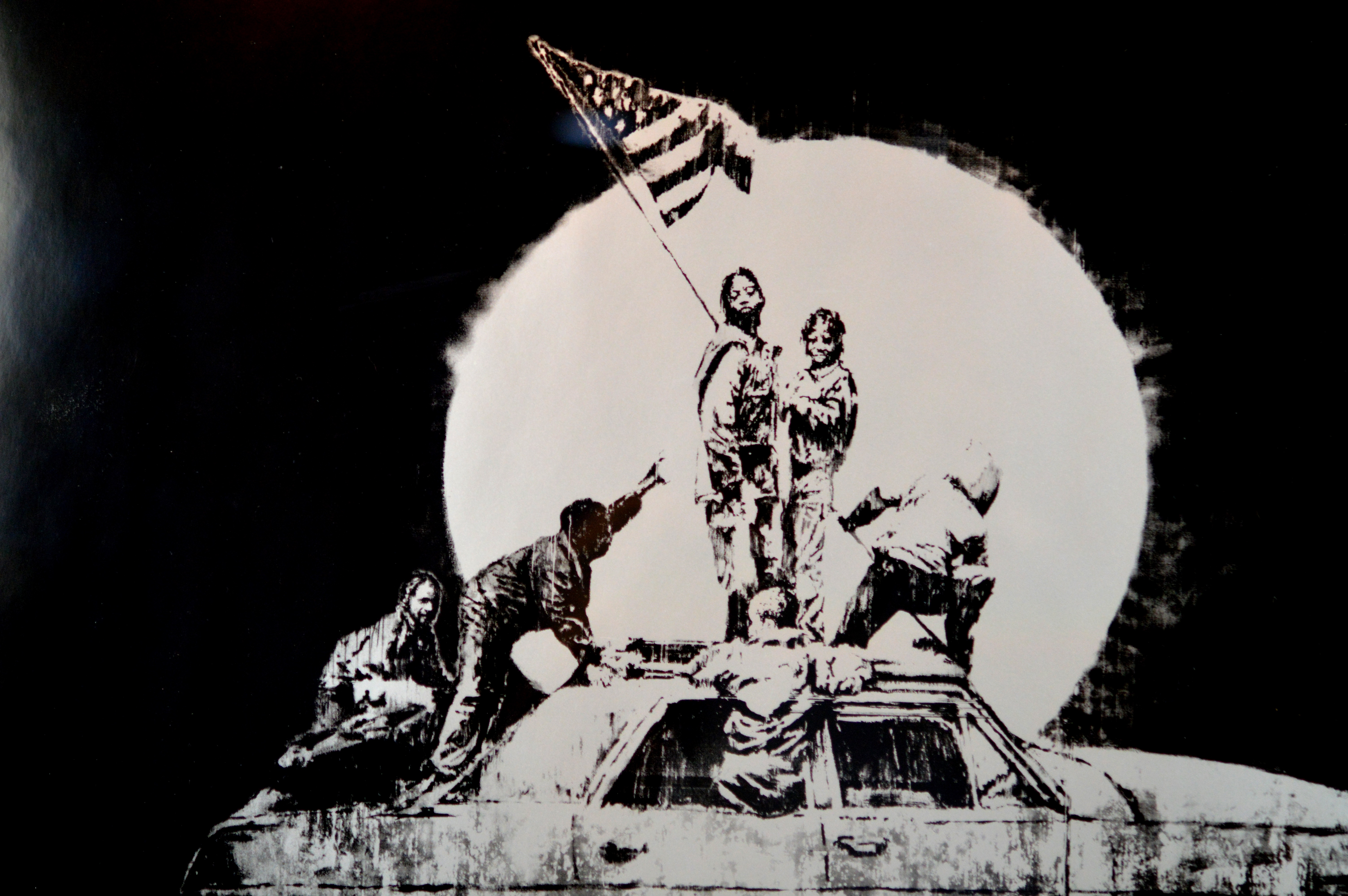 Banksy The Flag Banksy - FLAG / unsigned Year : 2006 Printed by ...