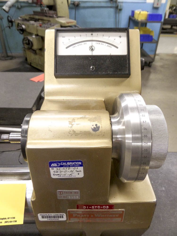 PRATT & WHITNEY SUPERMICROMETER 12'' CAPACITY, 0.00002'' RESOLUTION ...