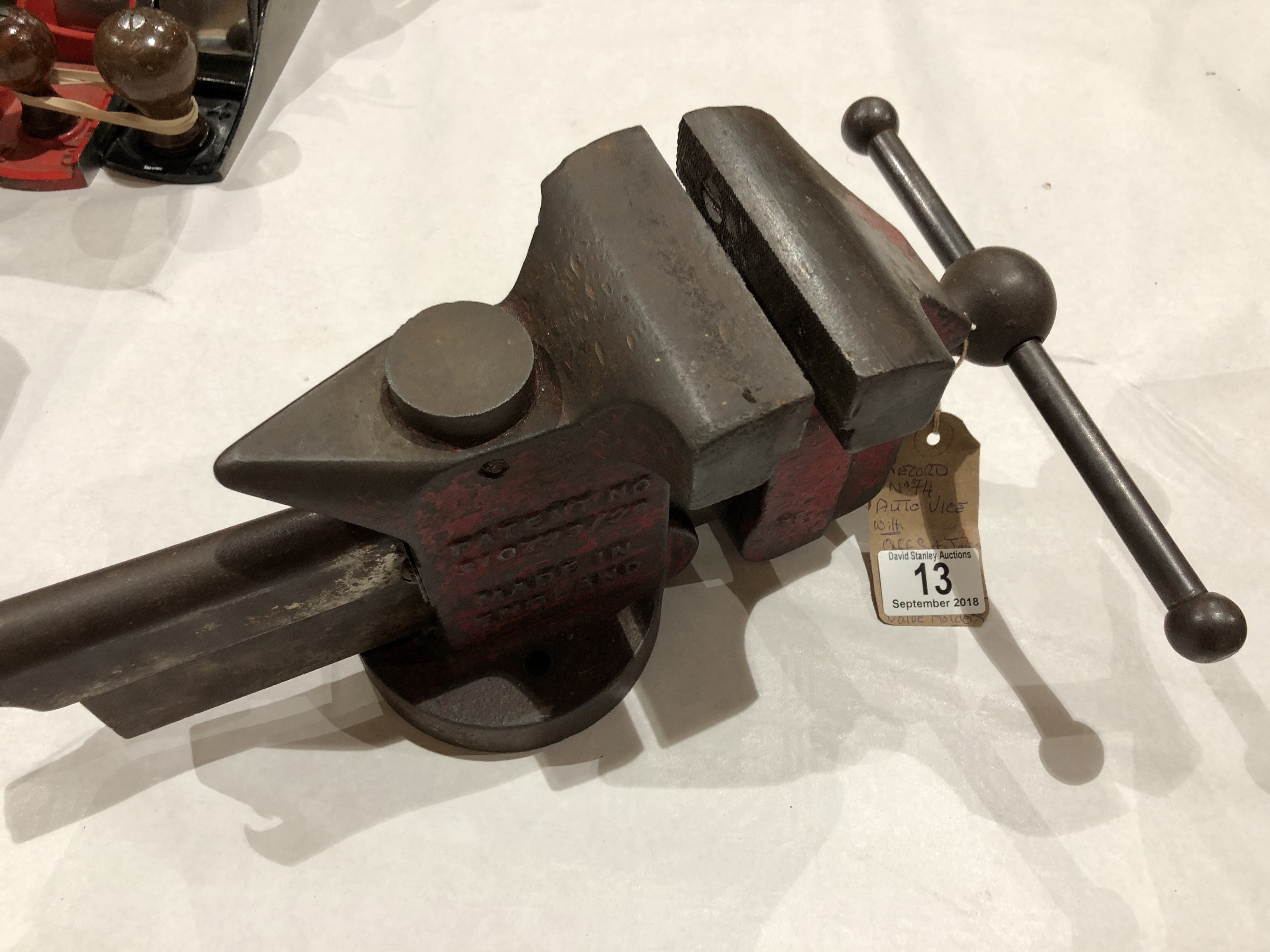 A RECORD No 74 'auto vice' G